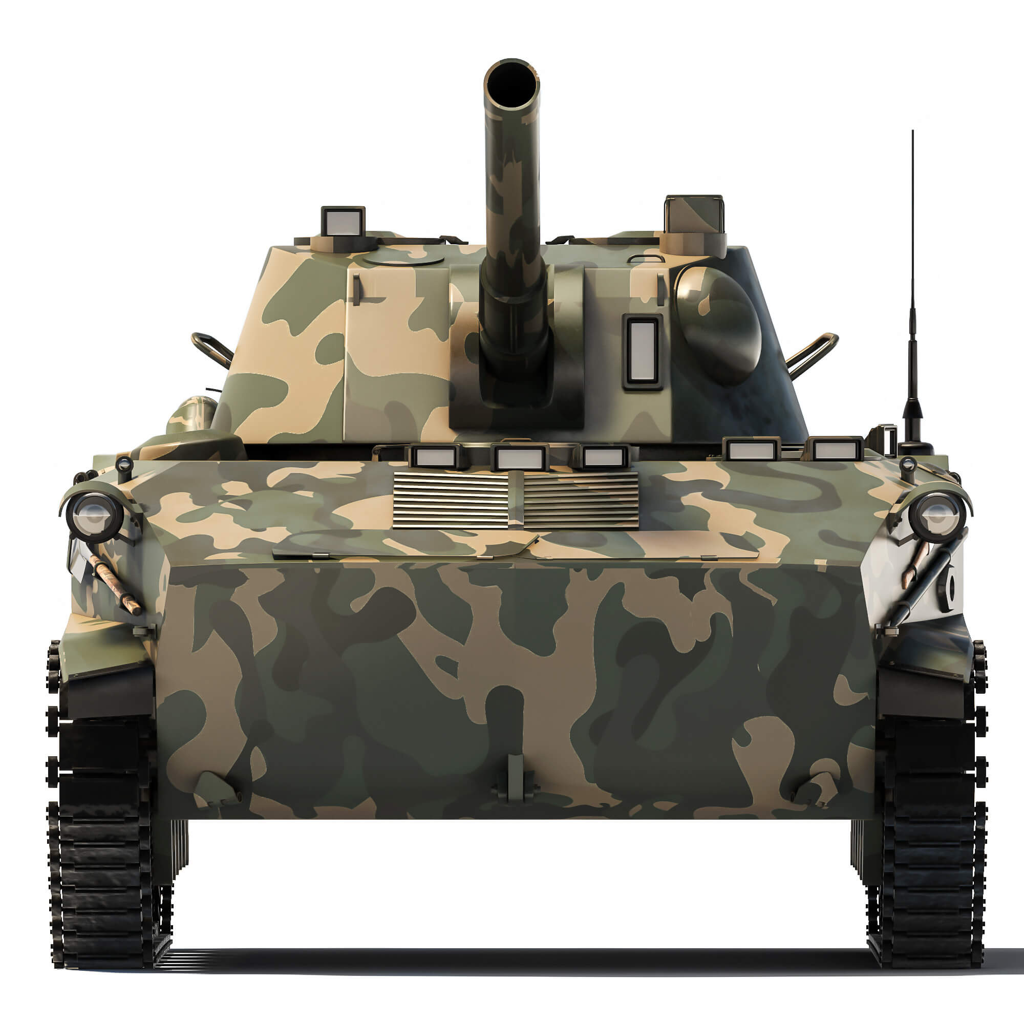 SPH 2S9 Nona 1979 - 3D Model by podshyvalov