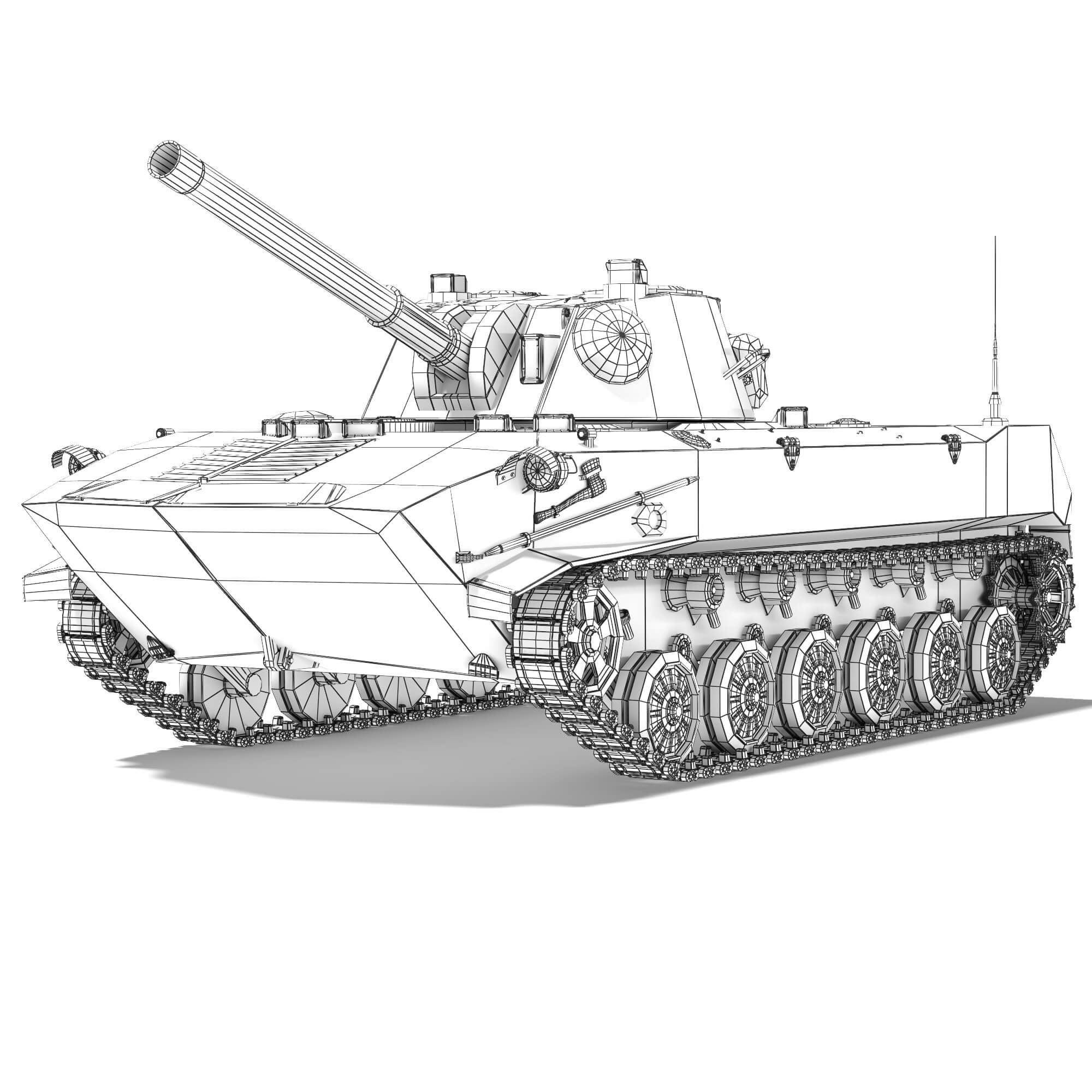 SPH 2S9 Nona 1979 - 3D Model by podshyvalov