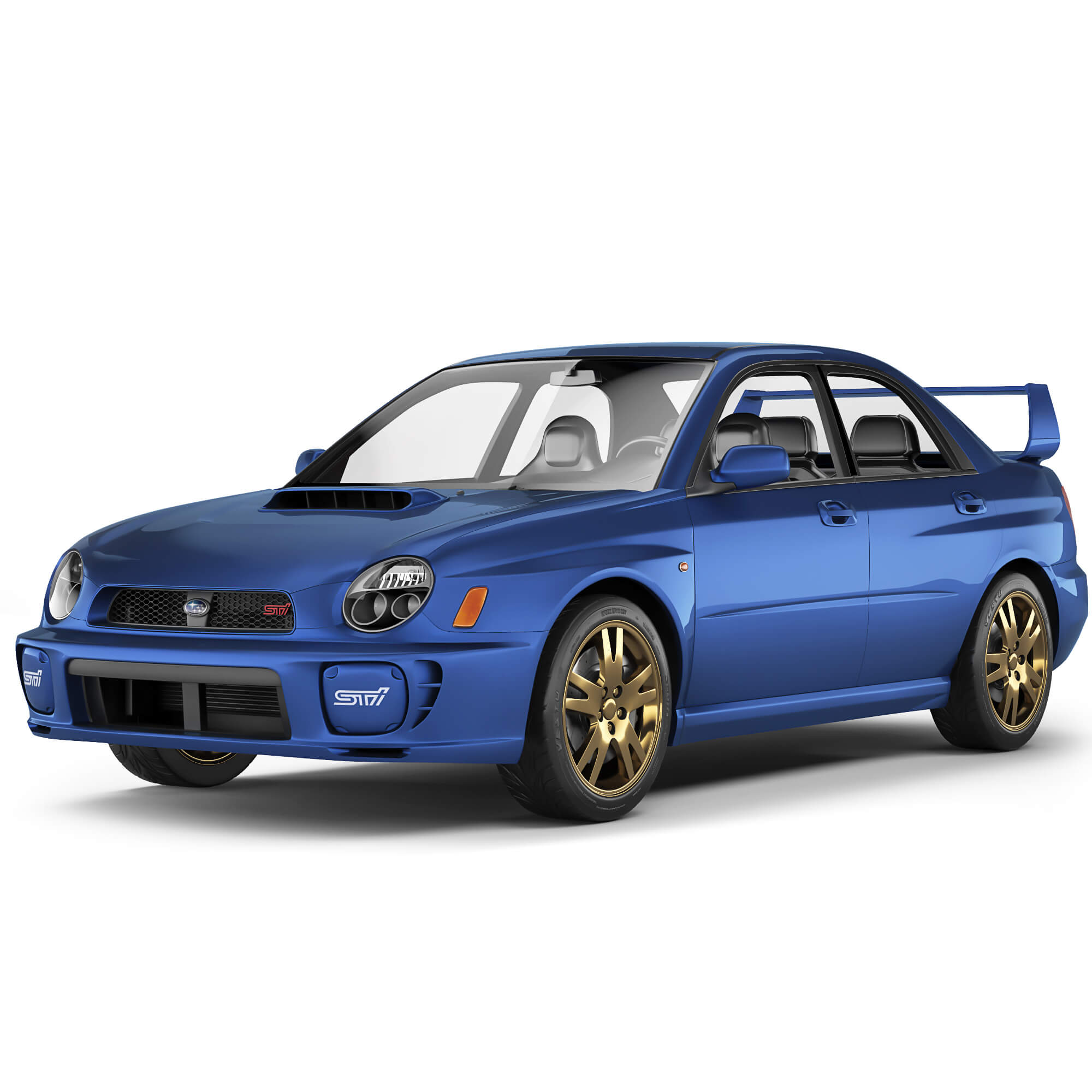 Subaru Impreza WRX STI 2001 - 3D Model by podshyvalov