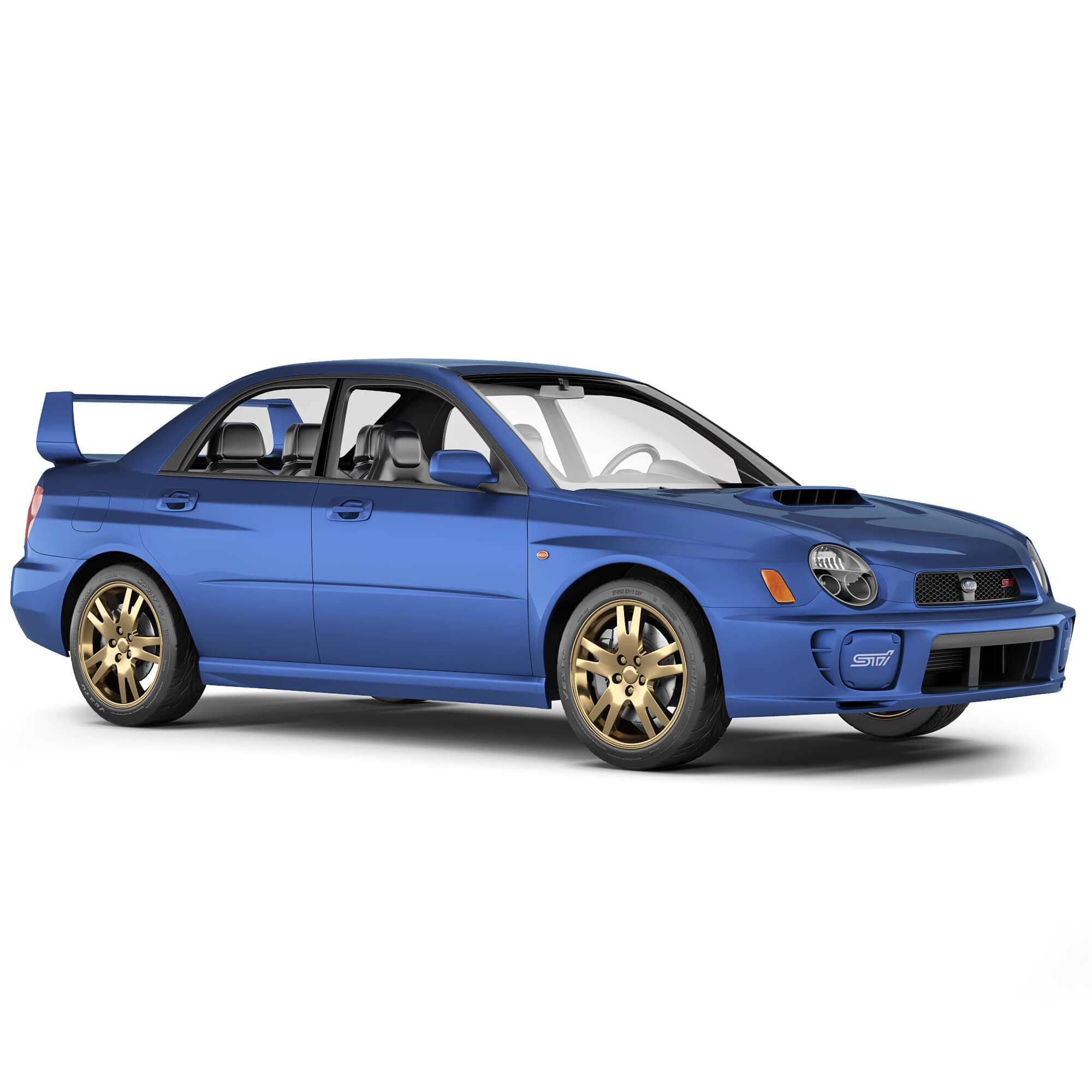 Subaru Impreza WRX STI 2001 - 3D Model by podshyvalov