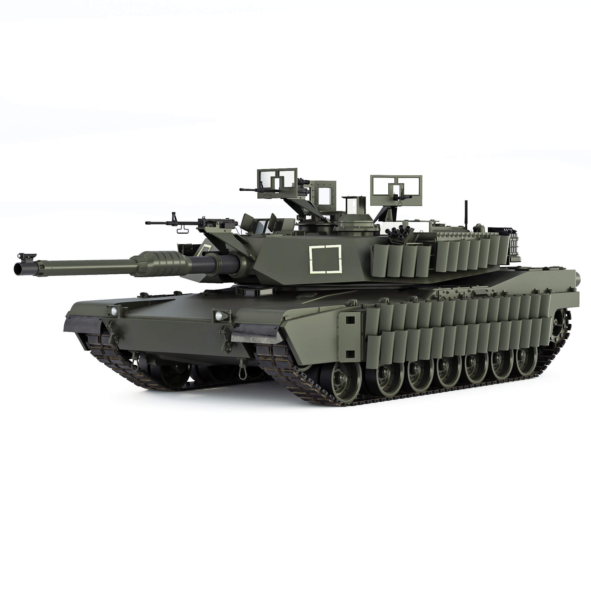 Tank Abrams M1A2 Sep Tusk II 2020 - 3D Model by podshyvalov