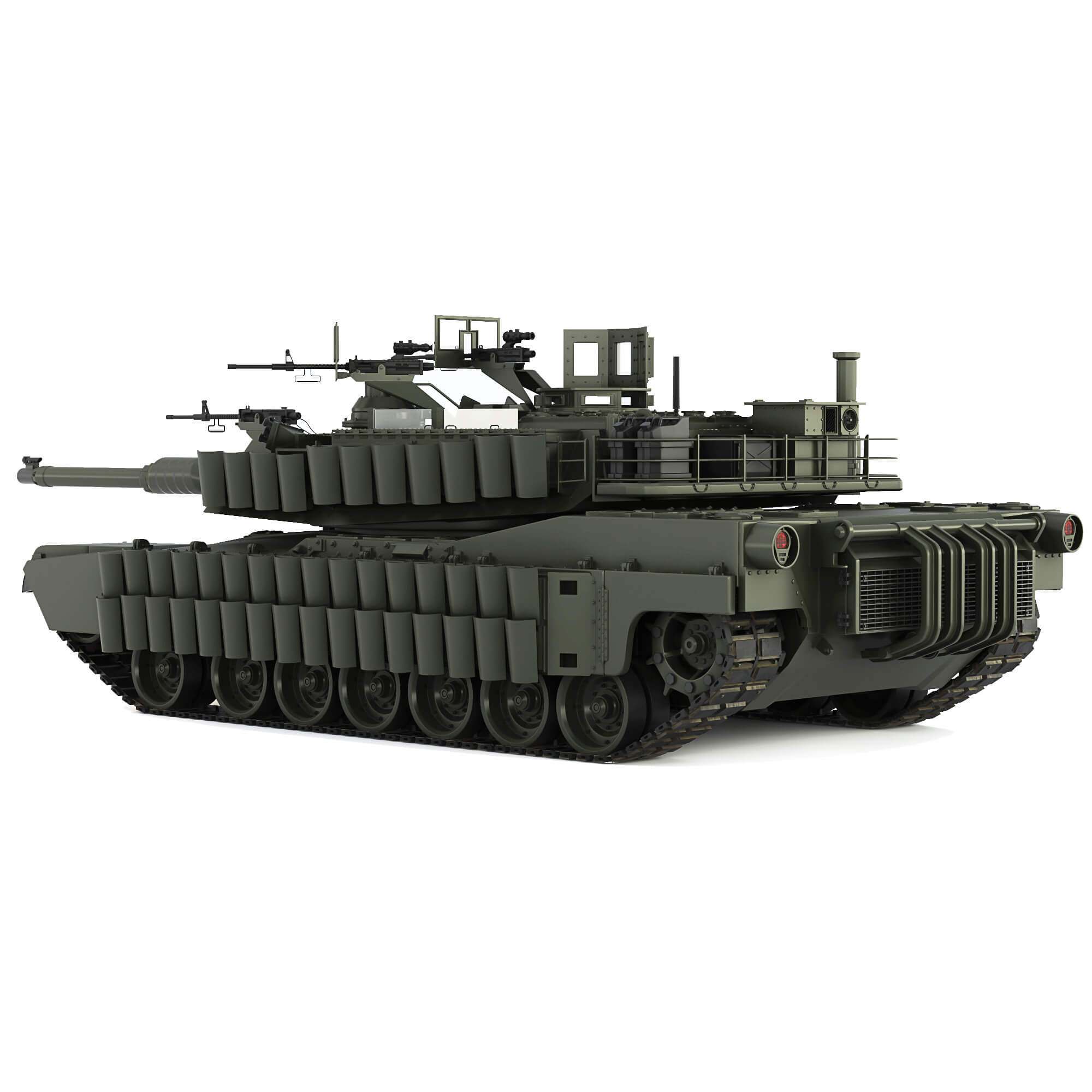 Tank Abrams M1A2 Sep Tusk II 2020 - 3D Model by podshyvalov