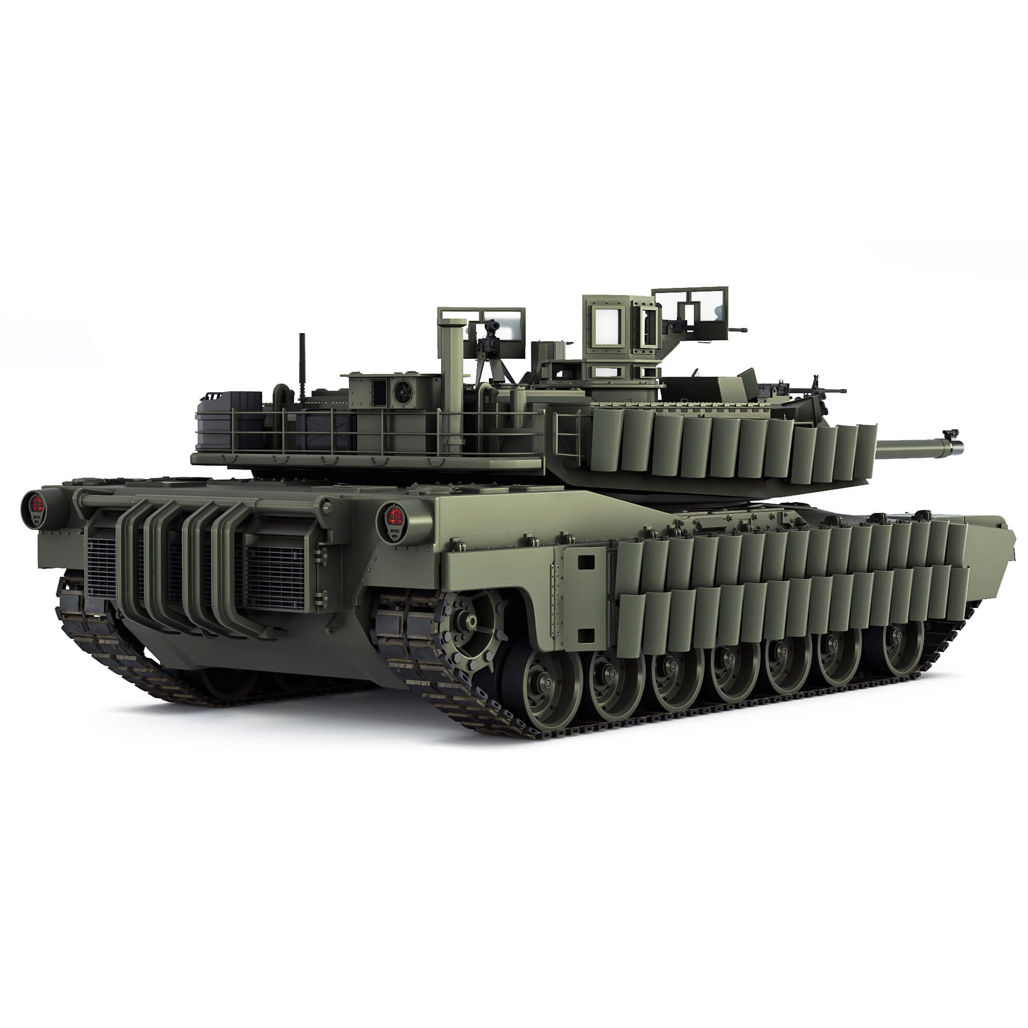 Tank Abrams M1A2 Sep Tusk II 2020 - 3D Model by podshyvalov