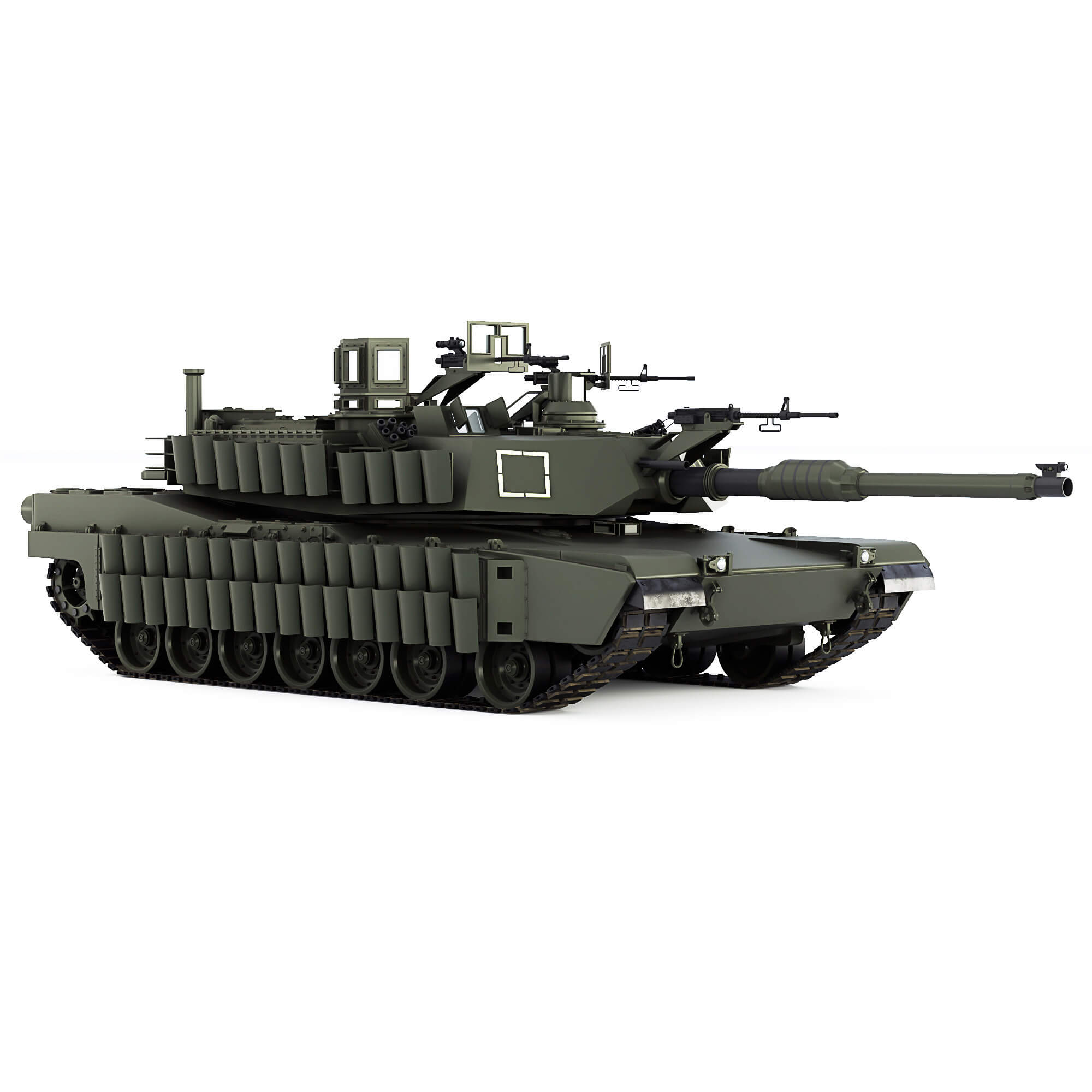 Tank Abrams M1A2 Sep Tusk II 2020 - 3D Model by podshyvalov