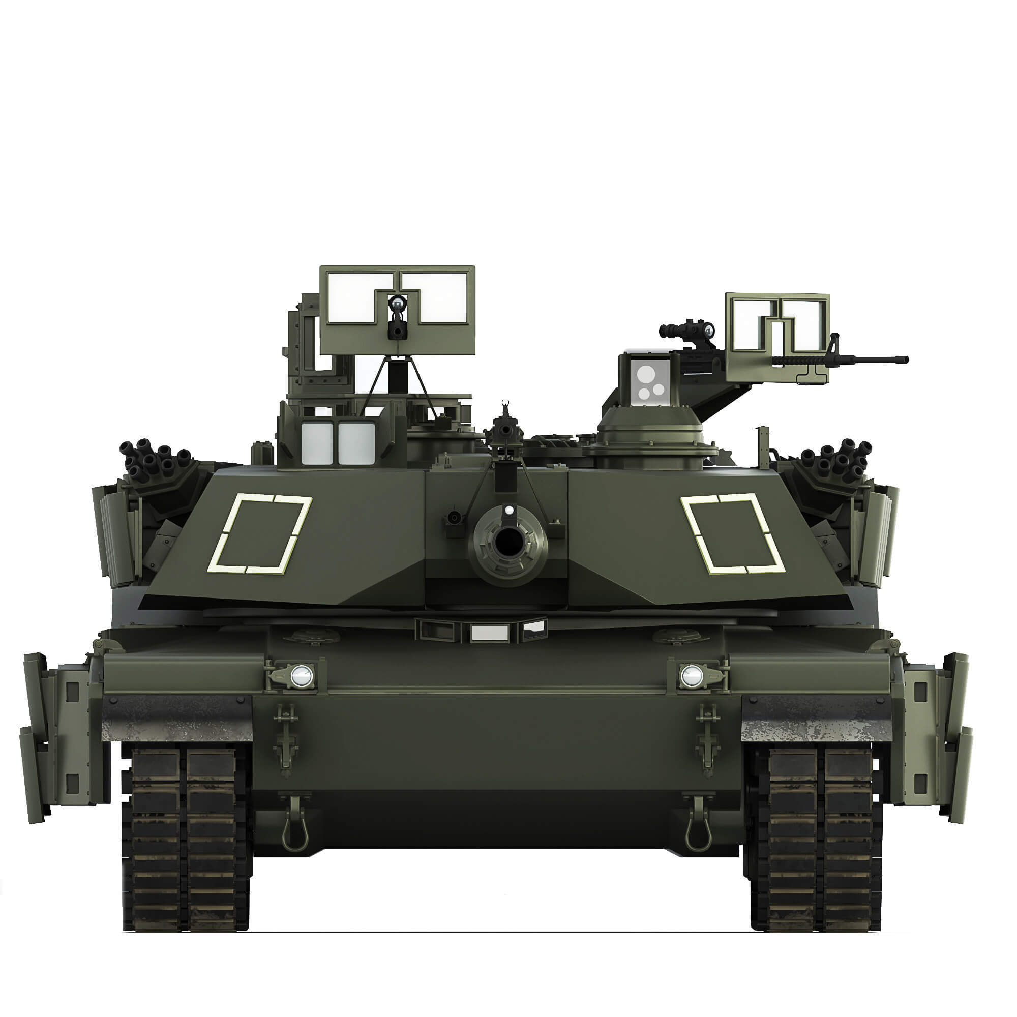 Tank Abrams M1A2 Sep Tusk II 2020 - 3D Model by podshyvalov