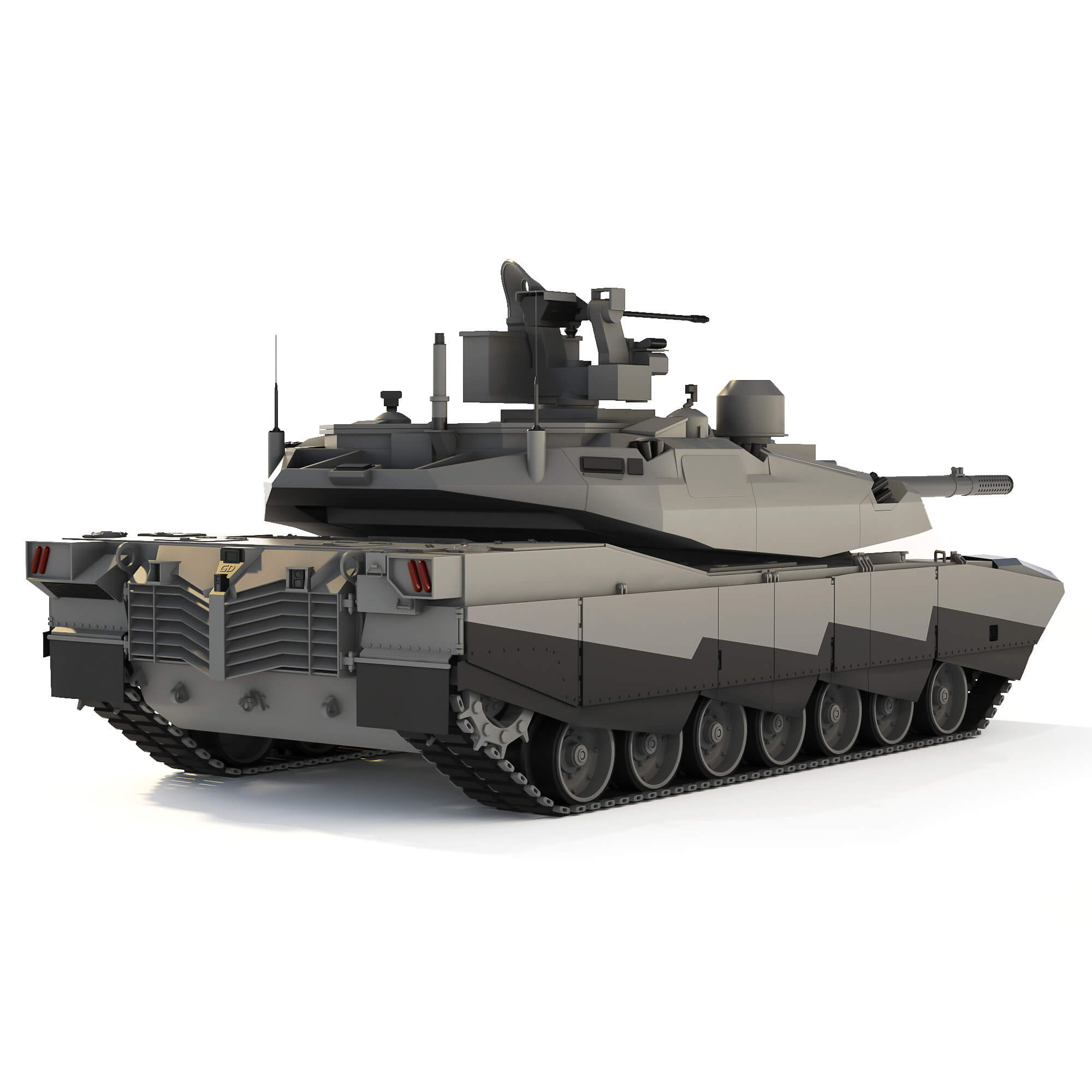 Tank Abrams-X 2022 3D Model by podshyvalov