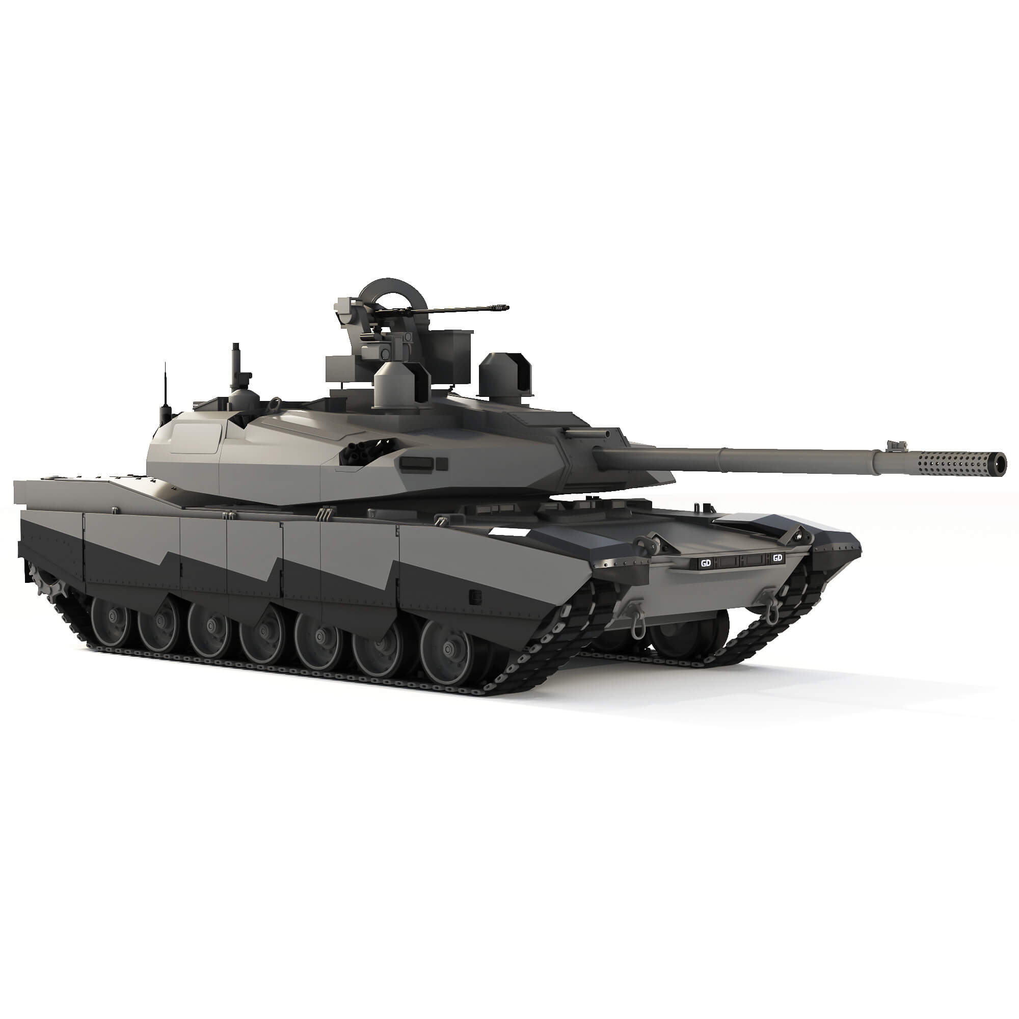 Tank Abrams-X 2022 3D Model by podshyvalov