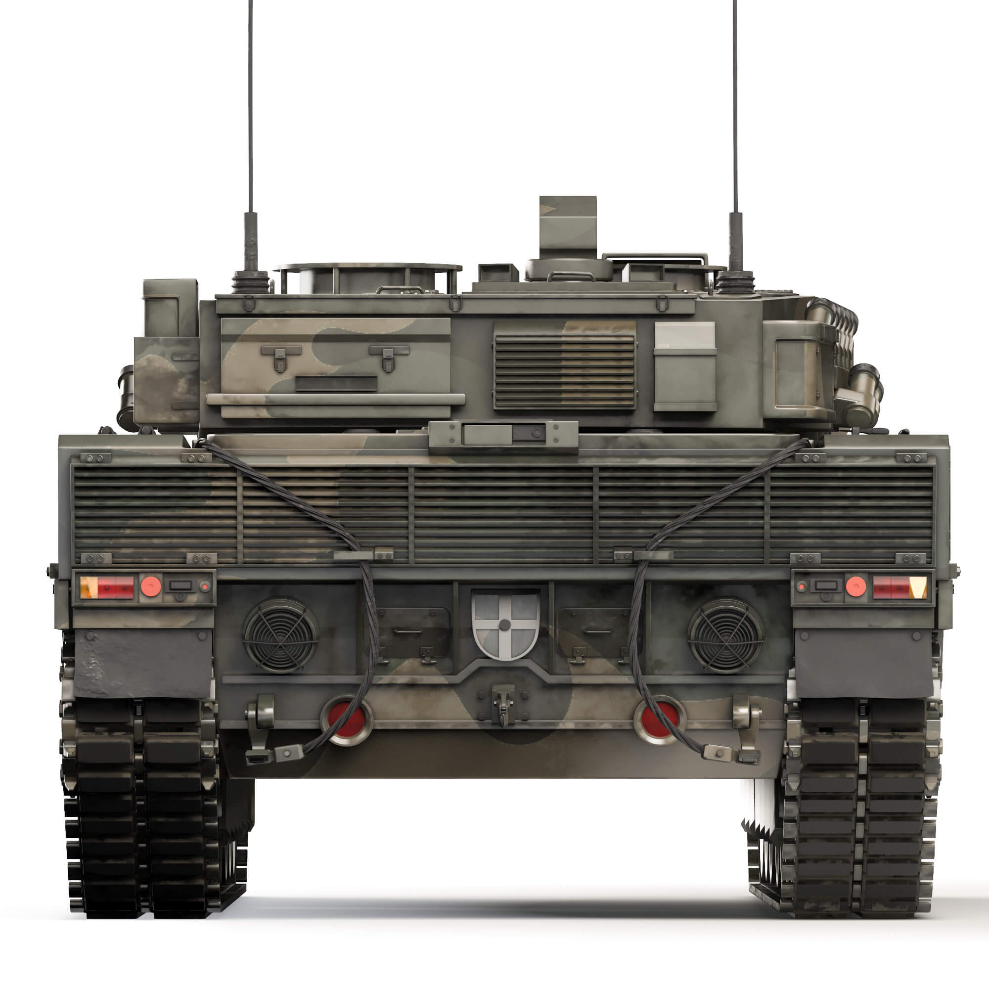 Tank Leopard 2A7 2006 - 3D Model by podshyvalov