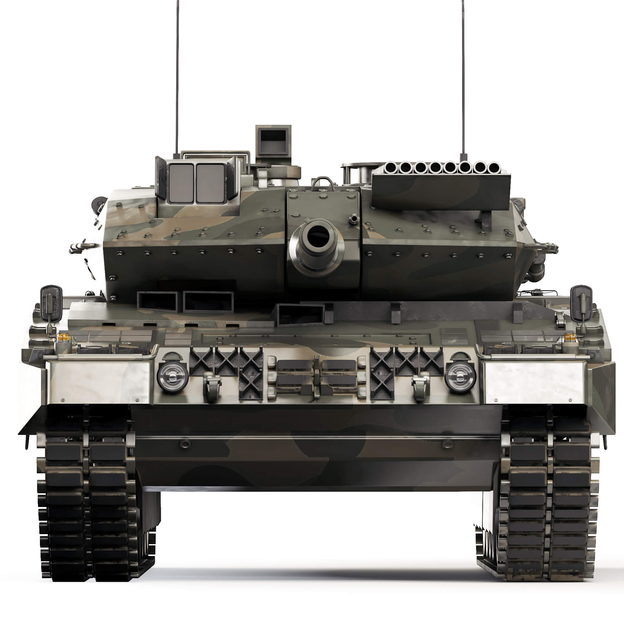 Tank Leopard 2A7 2006 - 3D Model by podshyvalov