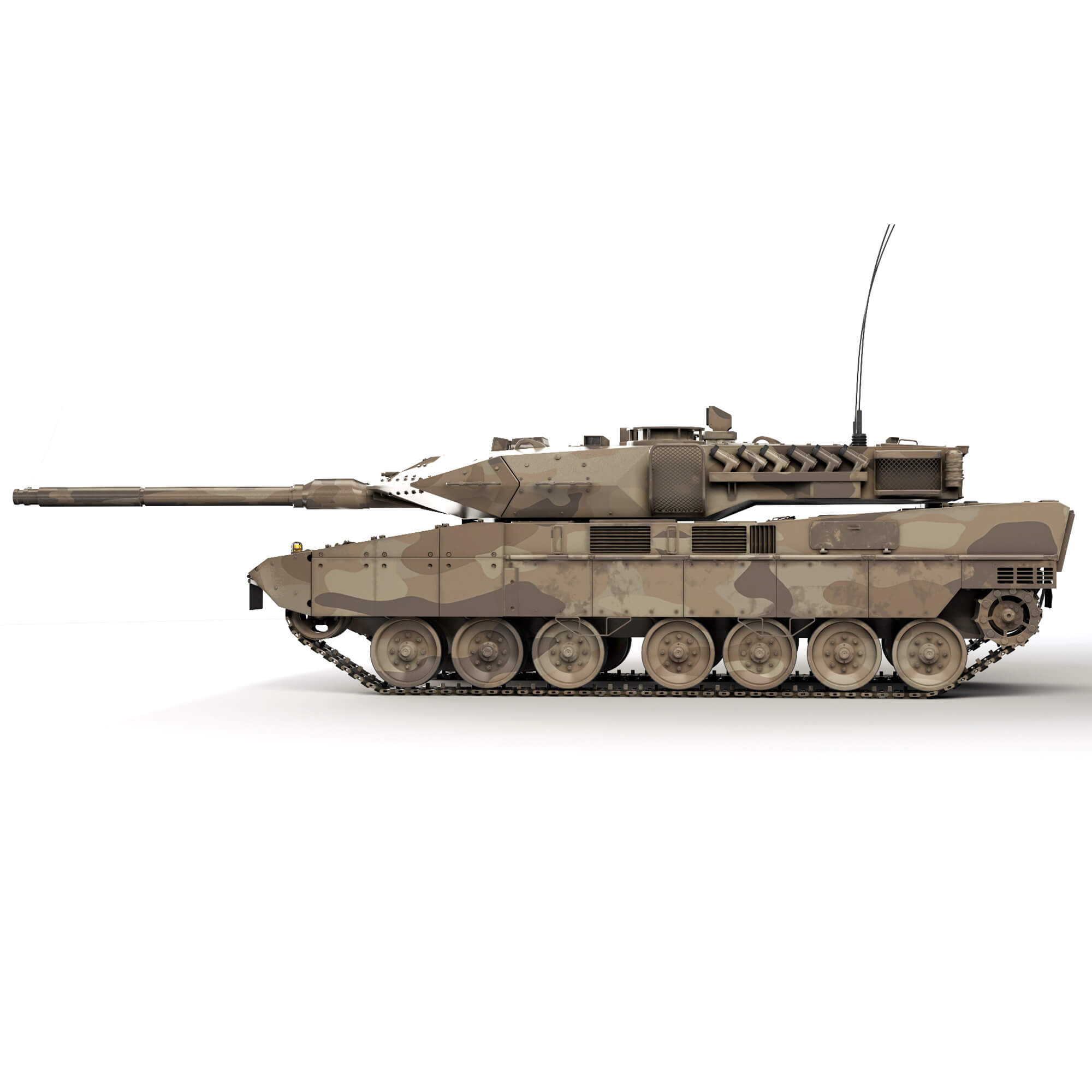 Tank Leopard 2A7V 2016 - 3D Model by podshyvalov