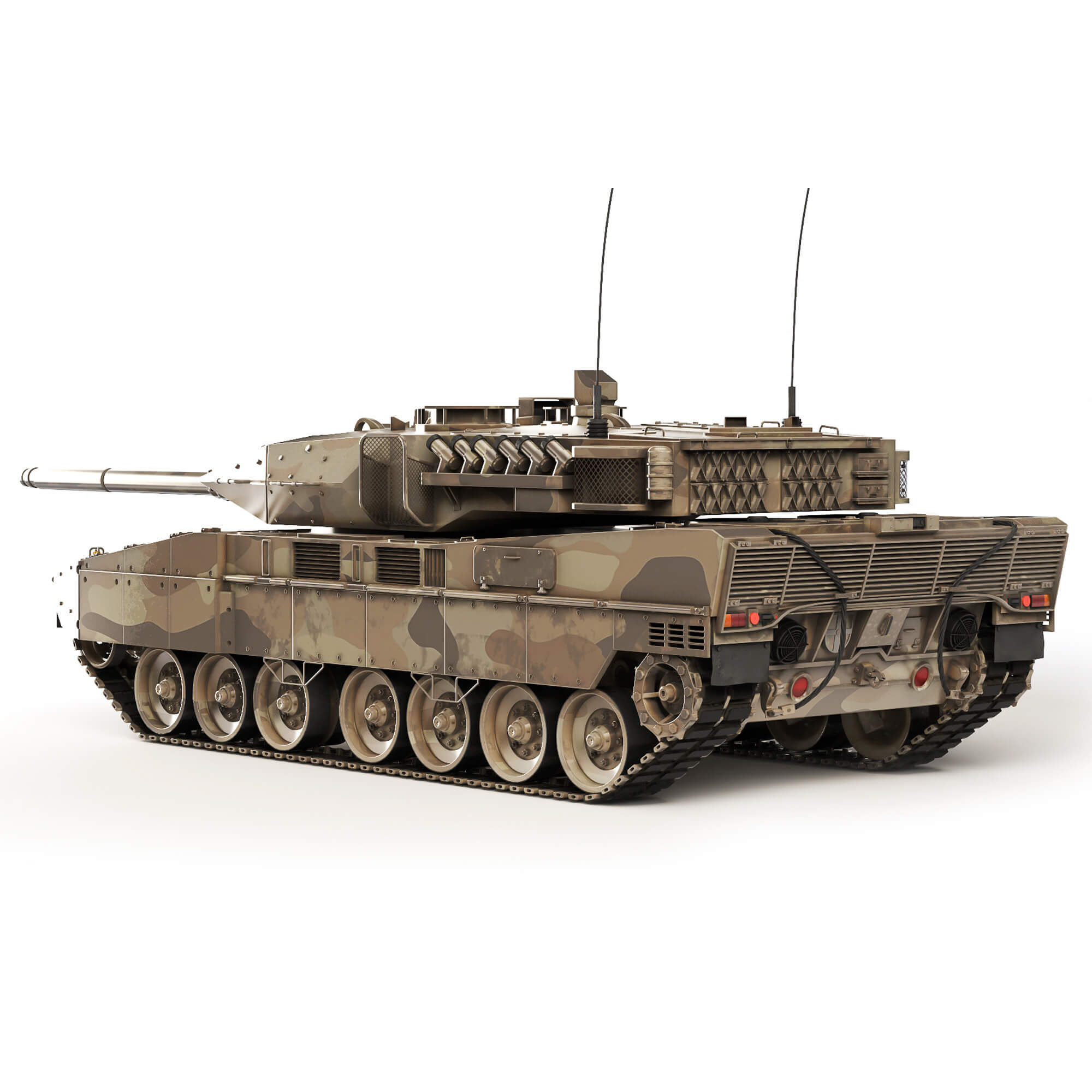 Tank Leopard 2A7V 2016 - 3D Model by podshyvalov