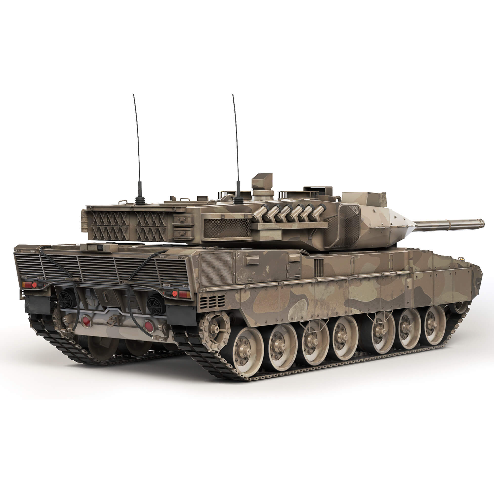 Tank Leopard 2A7V 2016 - 3D Model by podshyvalov