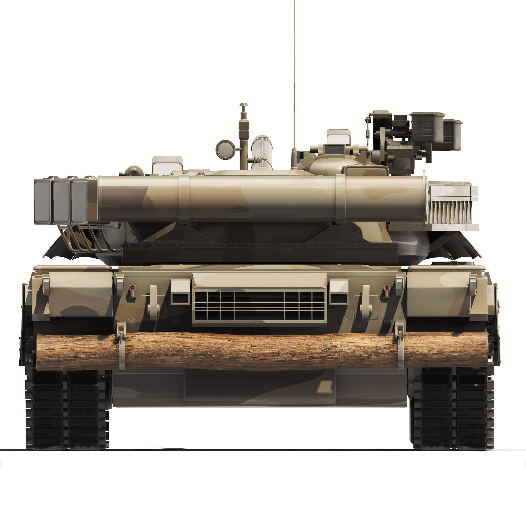 Tank T-80Ud 2012 3D Model by podshyvalov