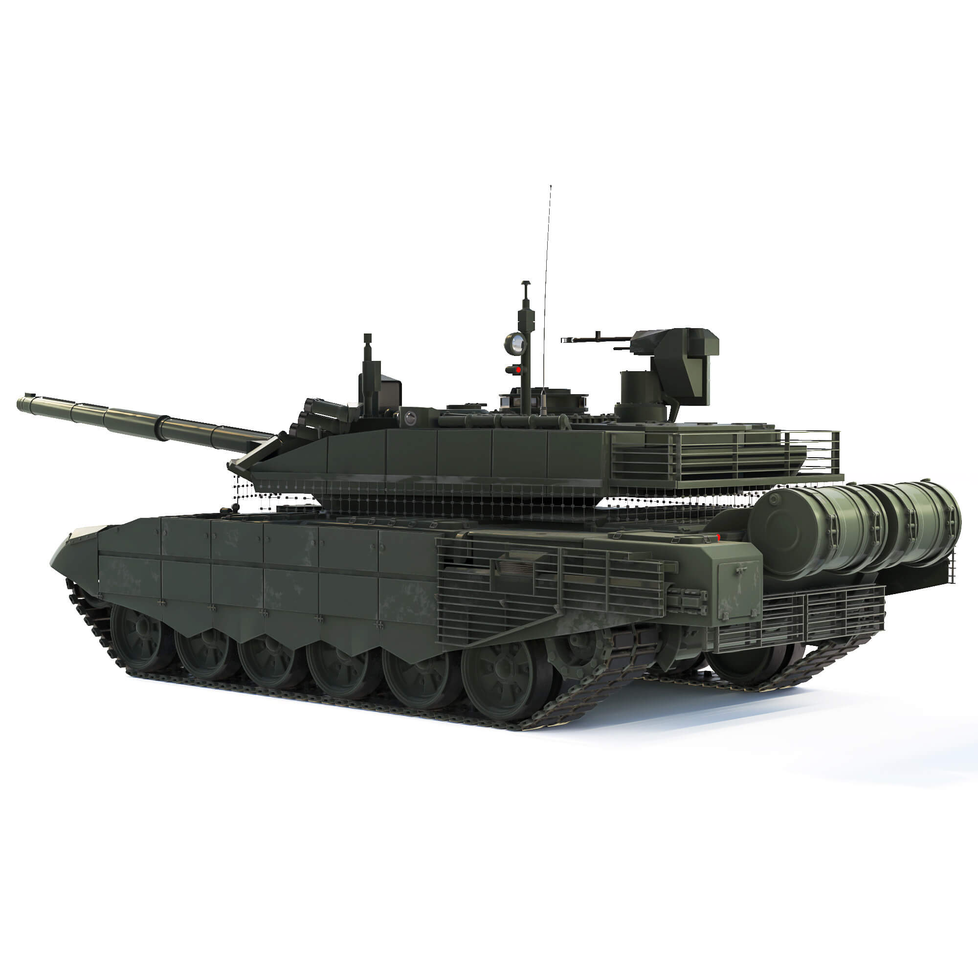 Tank T-90M 2020 3D Model by podshyvalov