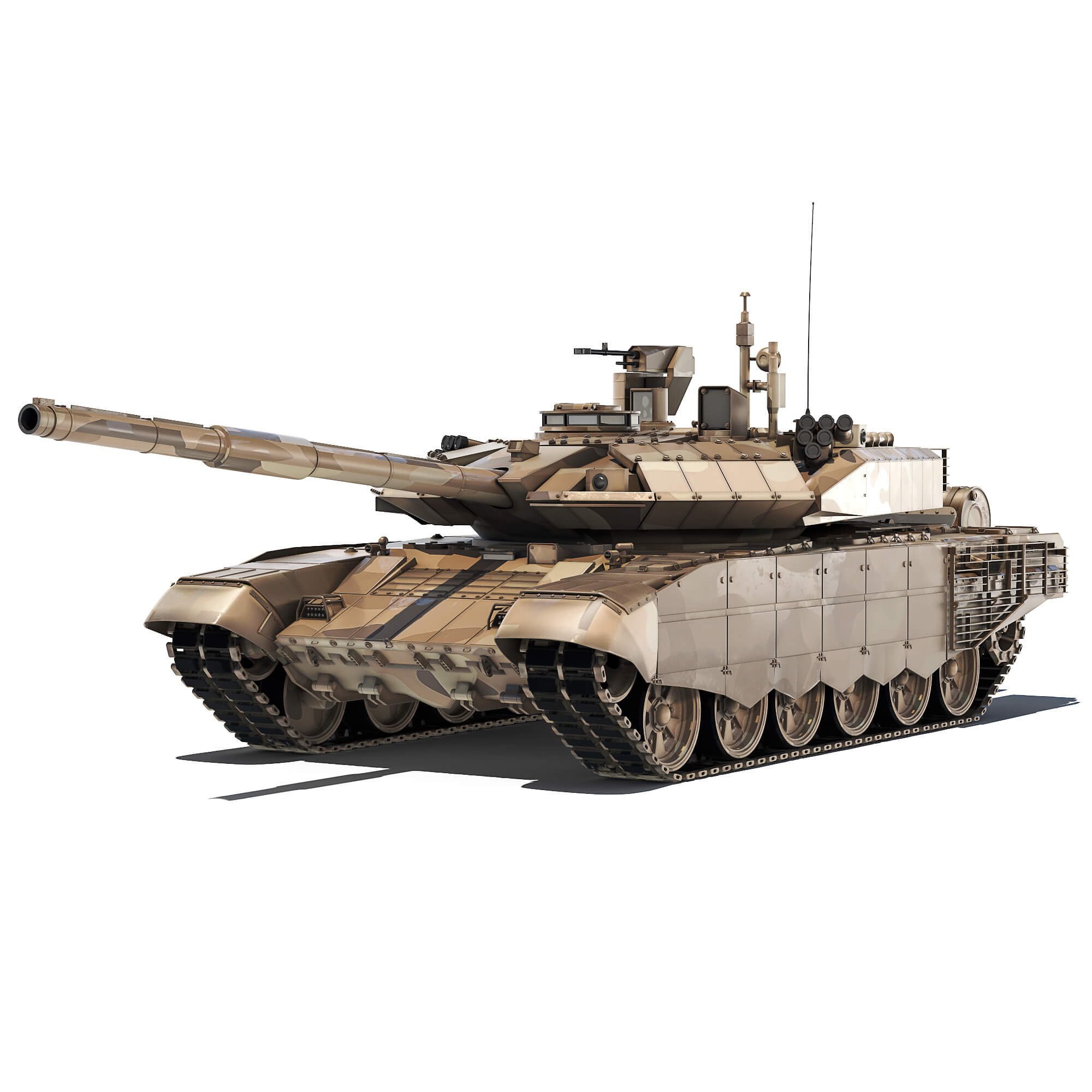 Tank T-90SM 2020 3D Model by podshyvalov