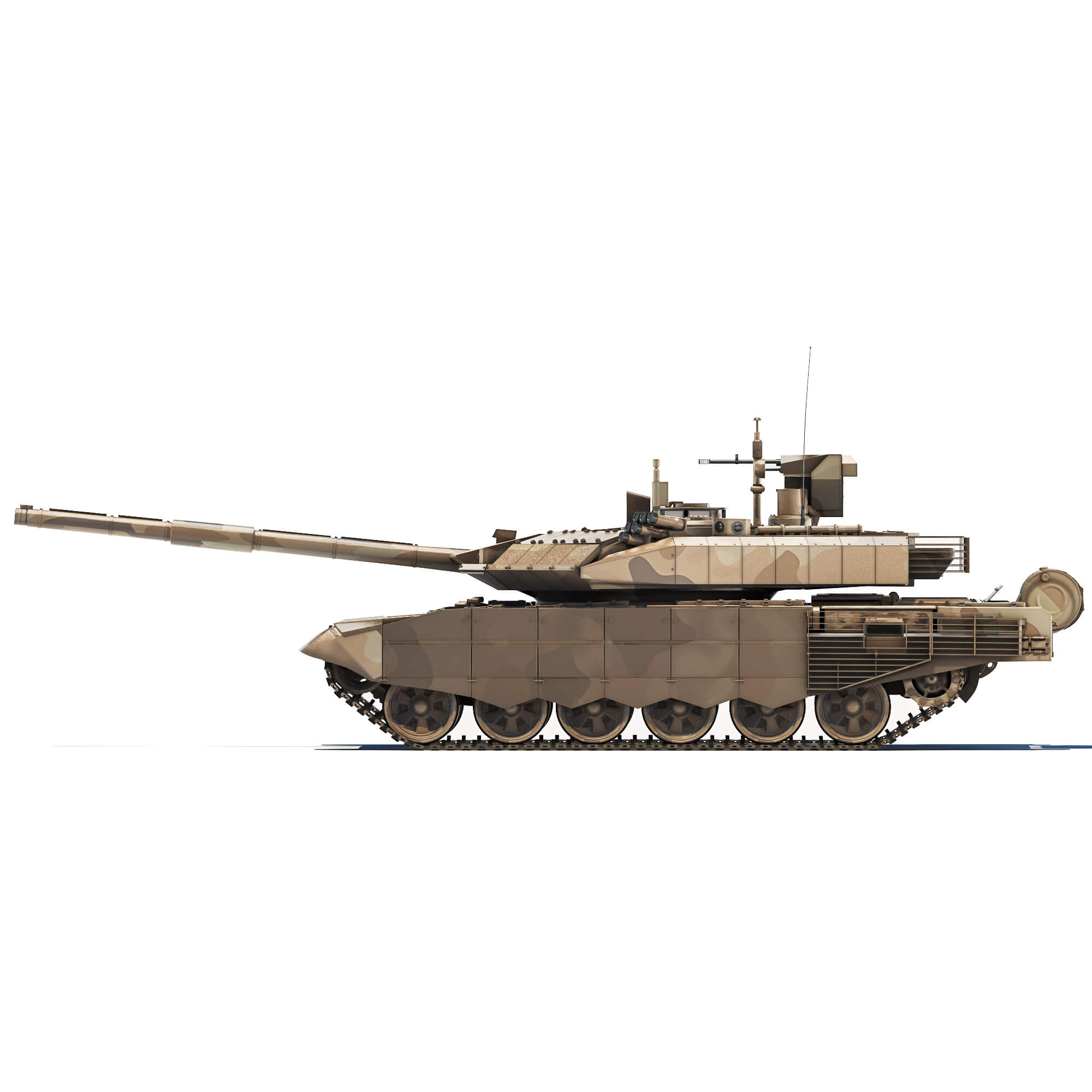 Tank T-90SM 2020 3D Model by podshyvalov