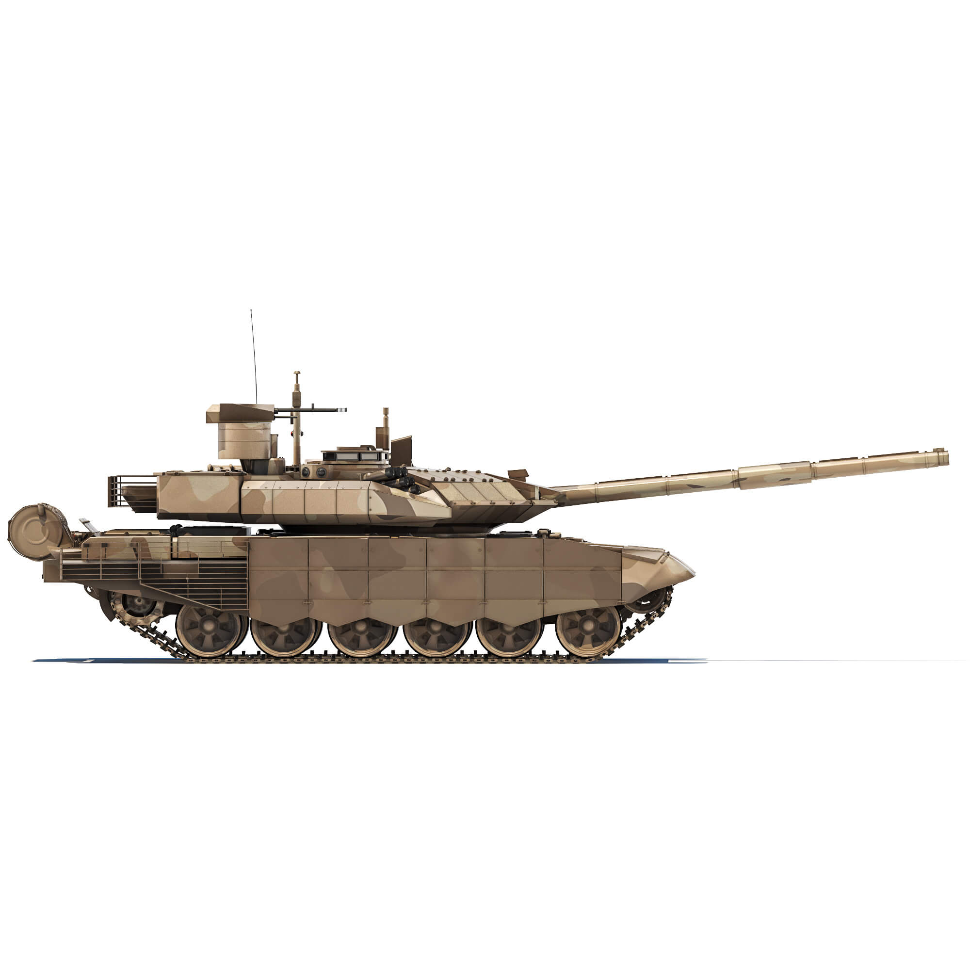 Tank T-90SM 2020 3D Model by podshyvalov