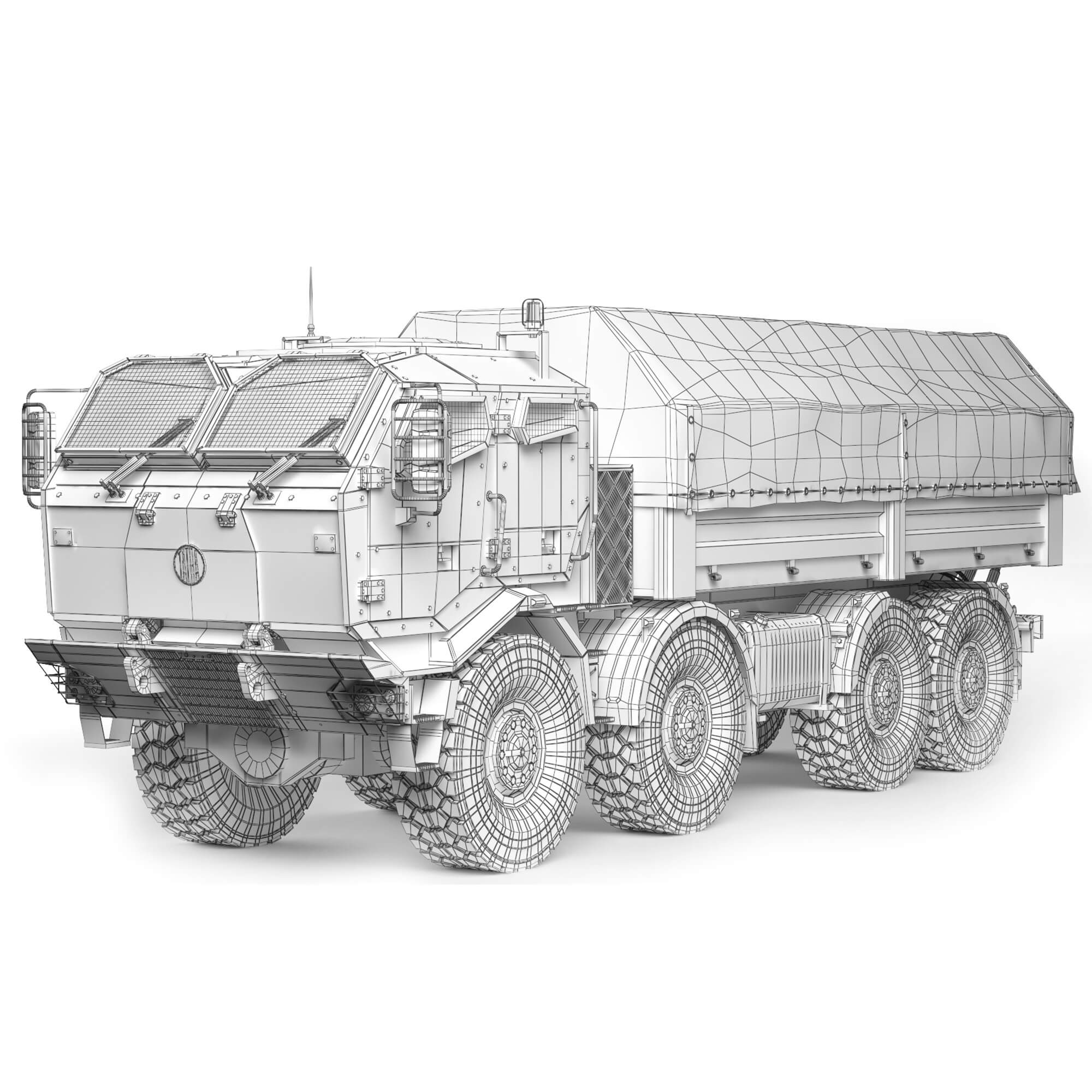 TATRA 815-7 8X8 2020 3D Model by podshyvalov