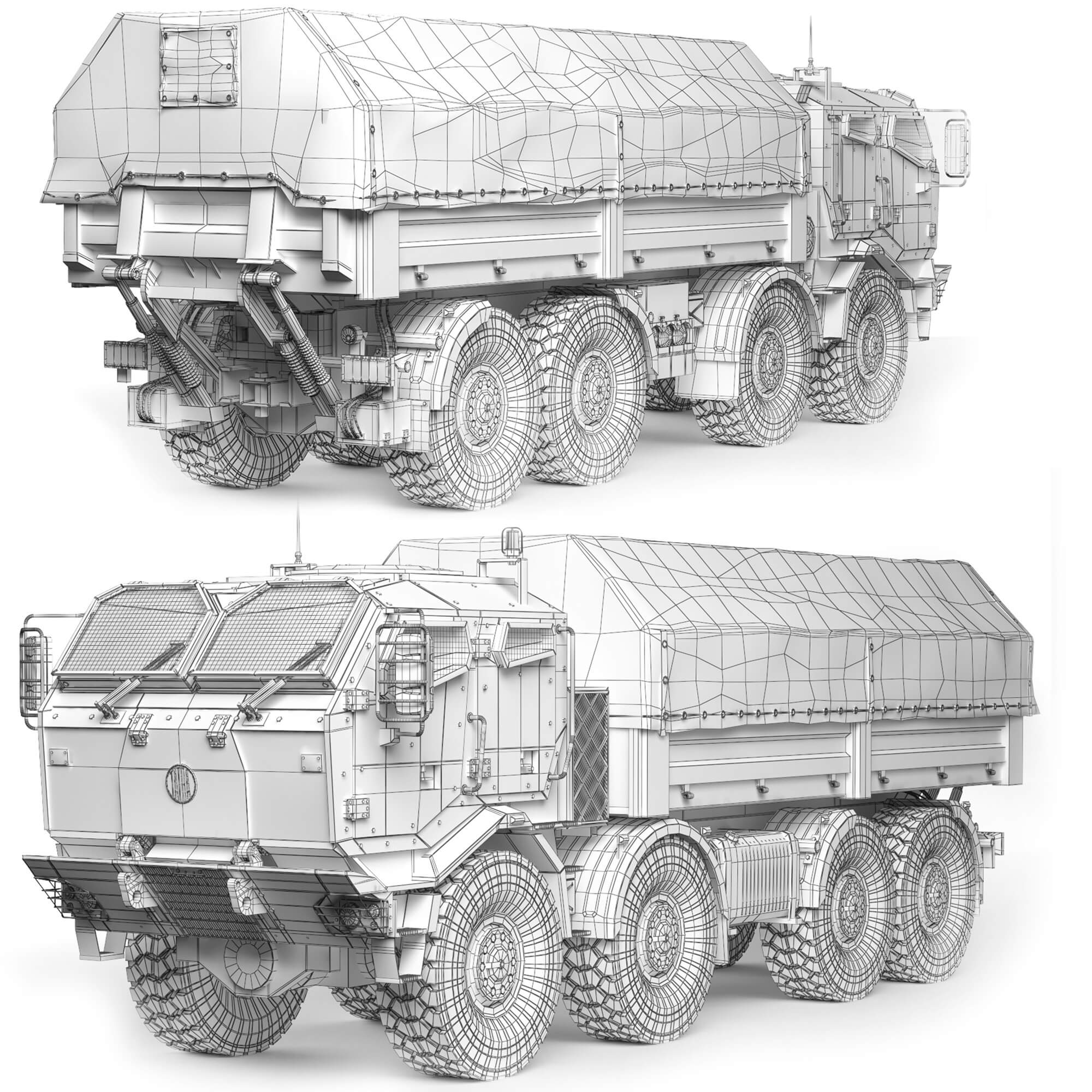 TATRA 815-7 8X8 2020 3D Model by podshyvalov