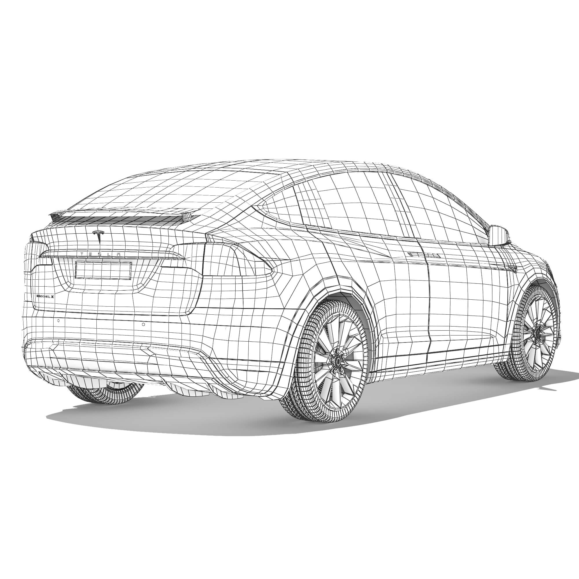 Tesla Model X 2021 by podshyvalov