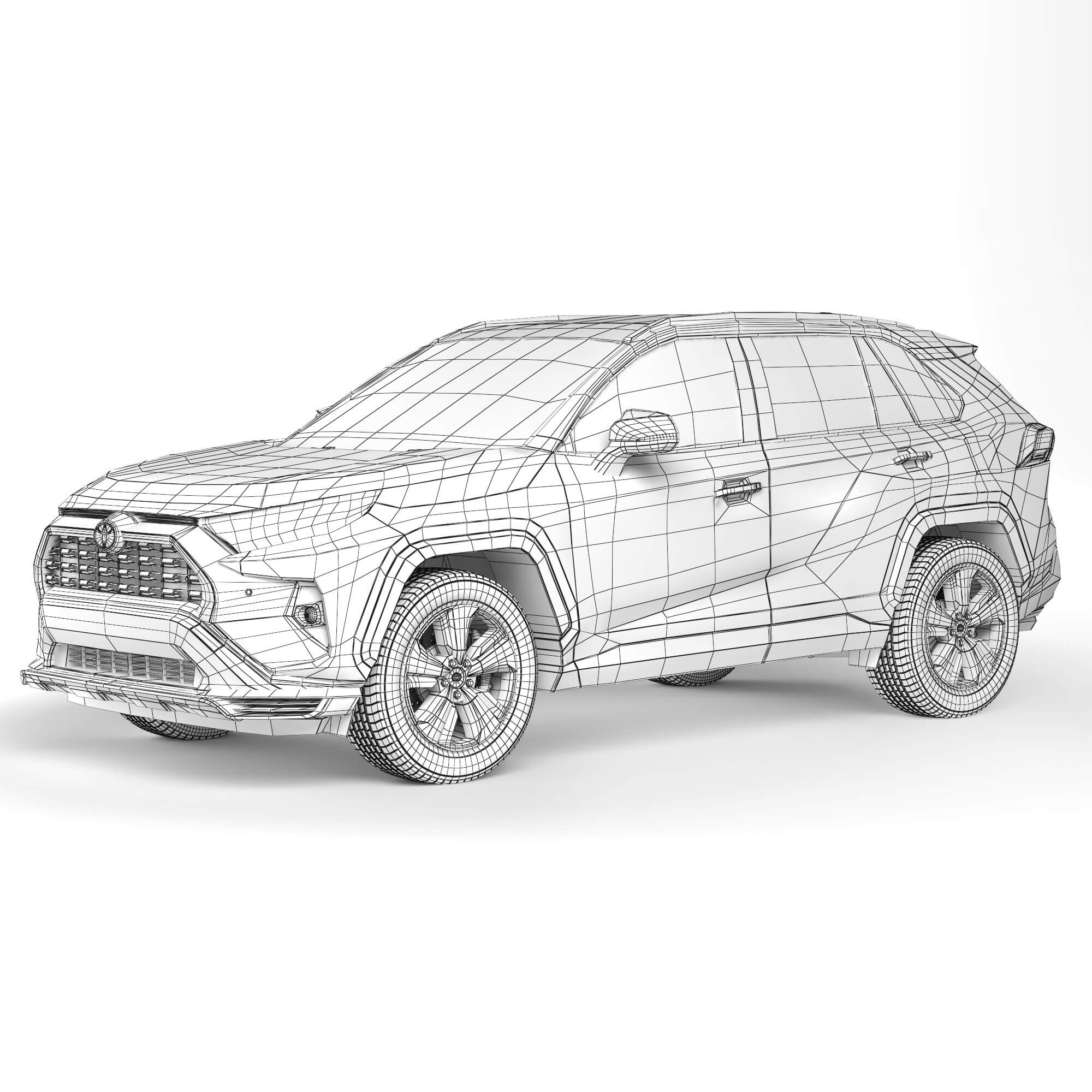 Toyota RAV4 2022 - 3D Model by podshyvalov