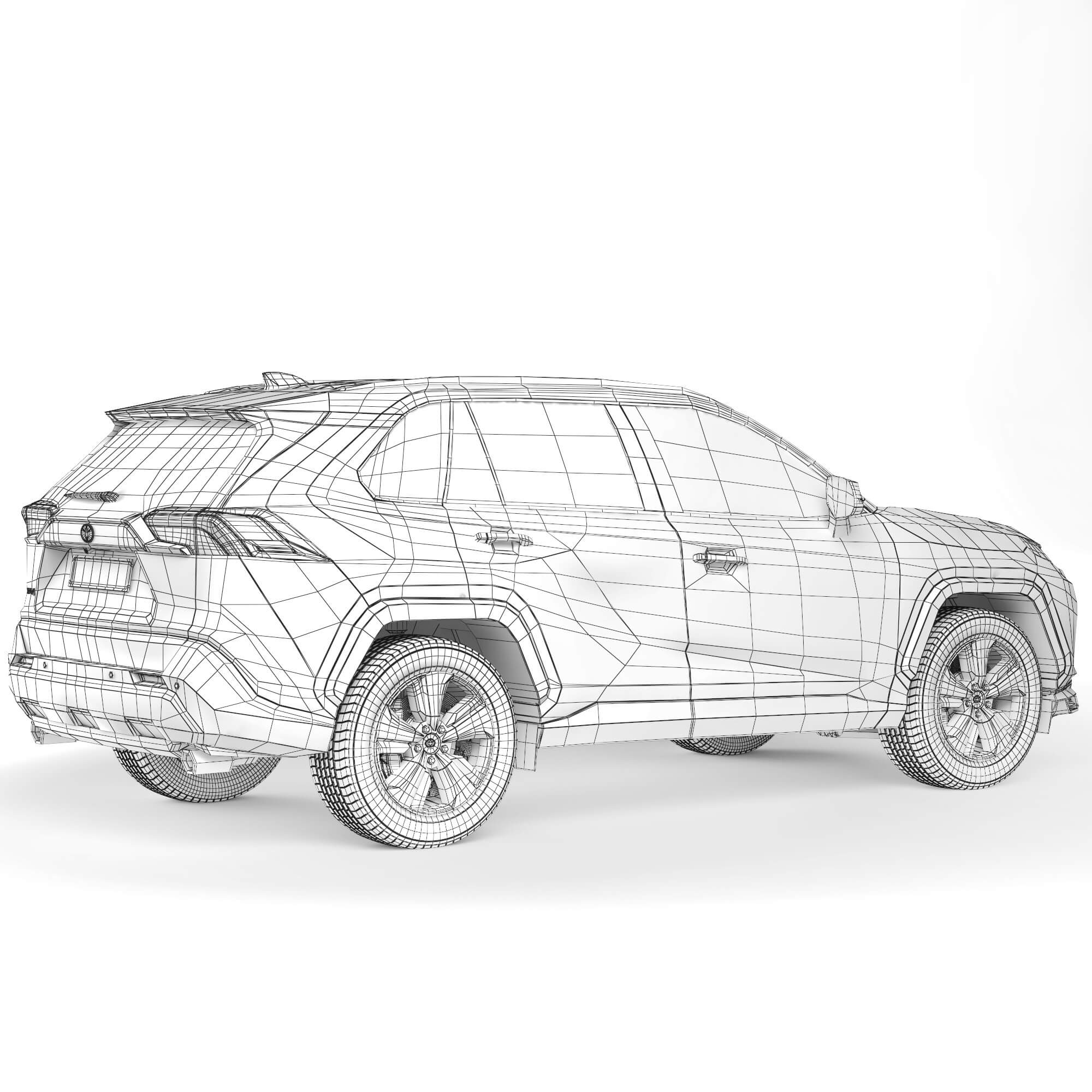 Toyota RAV4 2022 - 3D Model by podshyvalov