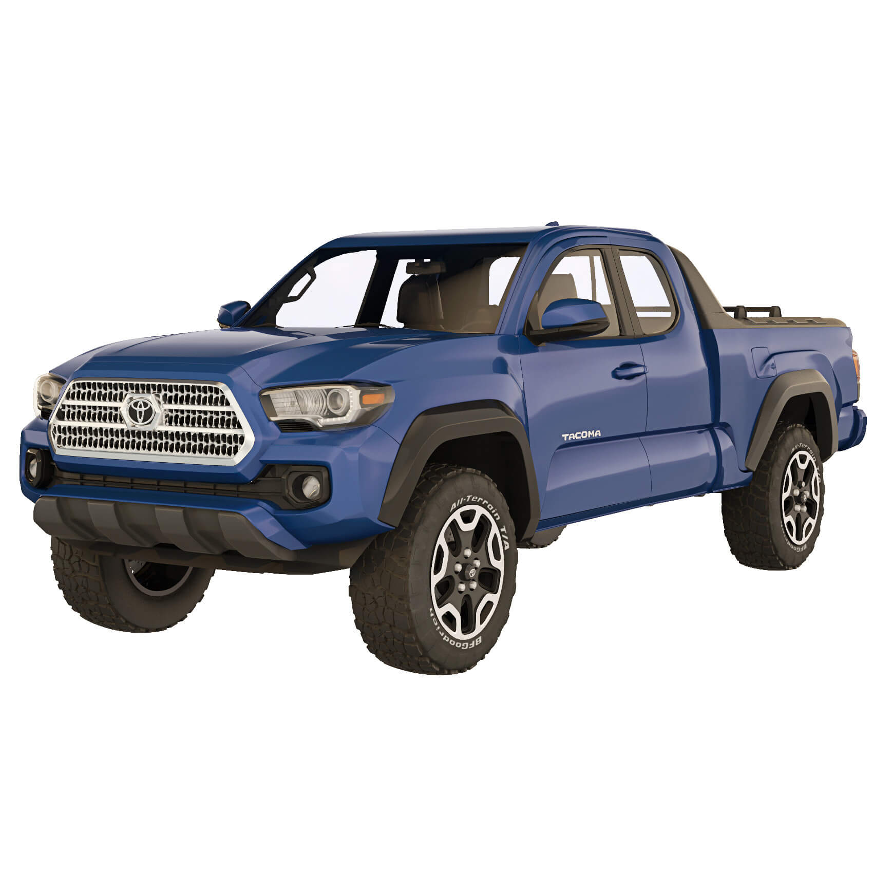 Toyota Tacoma Extended Cab 2017 - 3D Model by podshyvalov