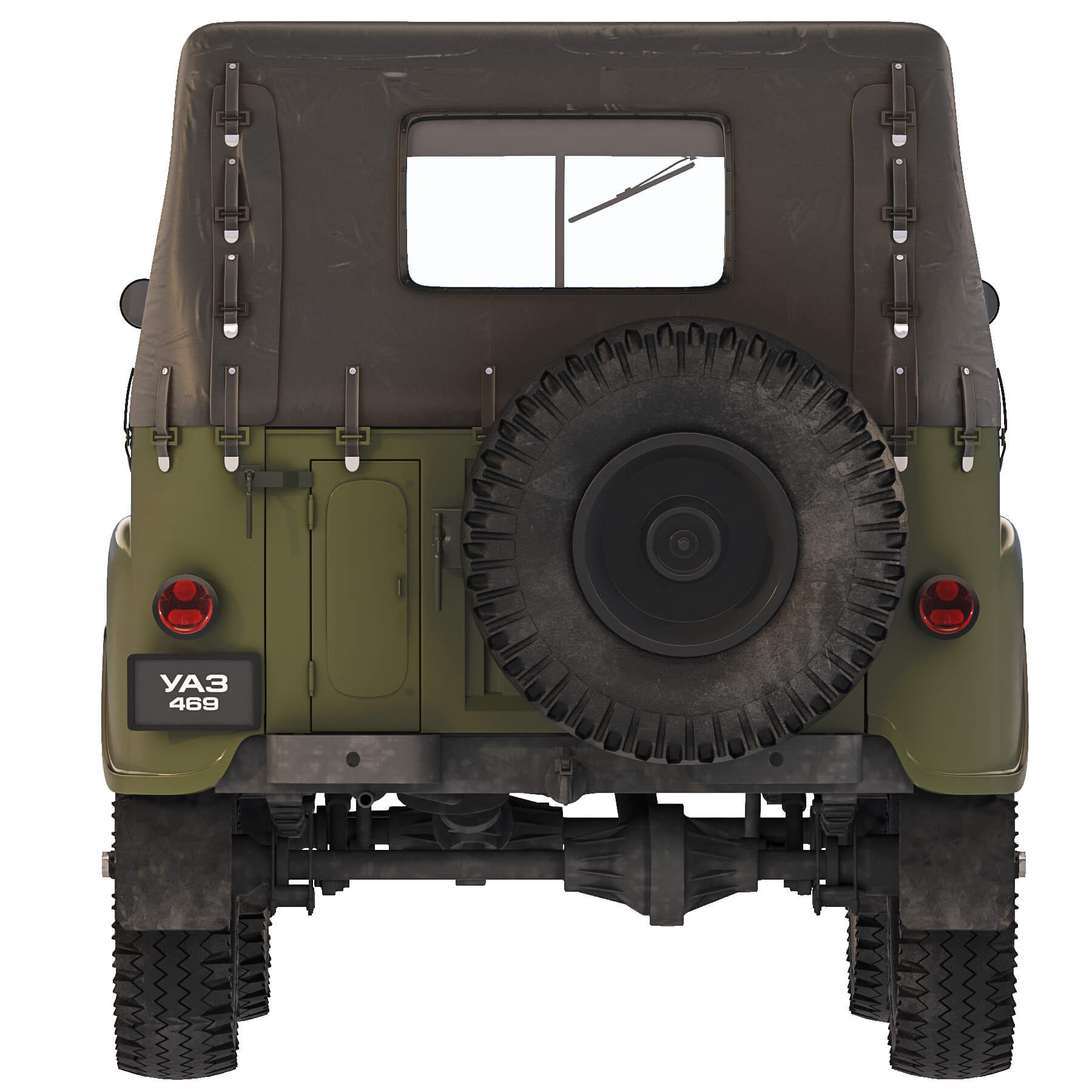 UAZ 469 1970 - 3D Model by podshyvalov