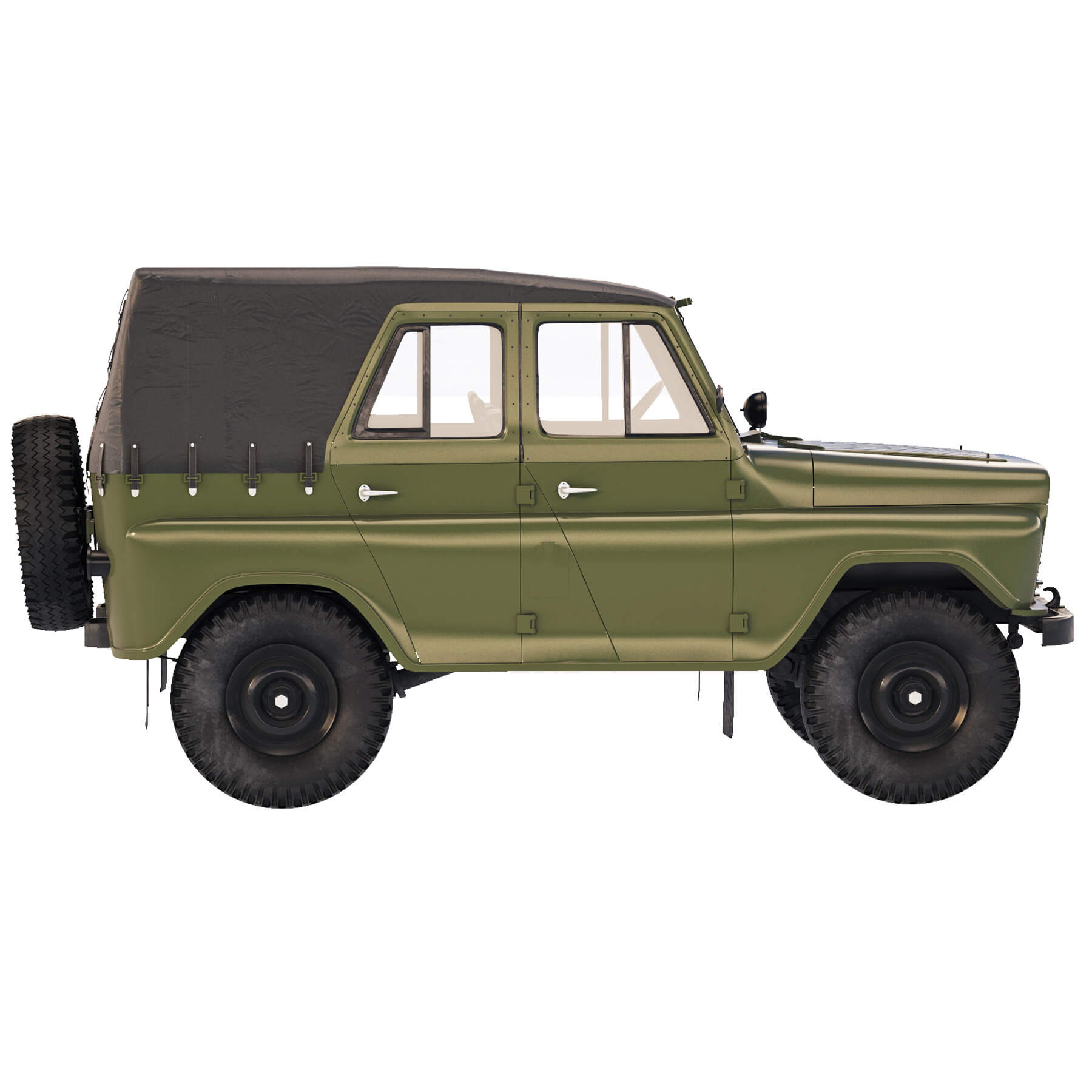 UAZ 469 1970 - 3D Model by podshyvalov