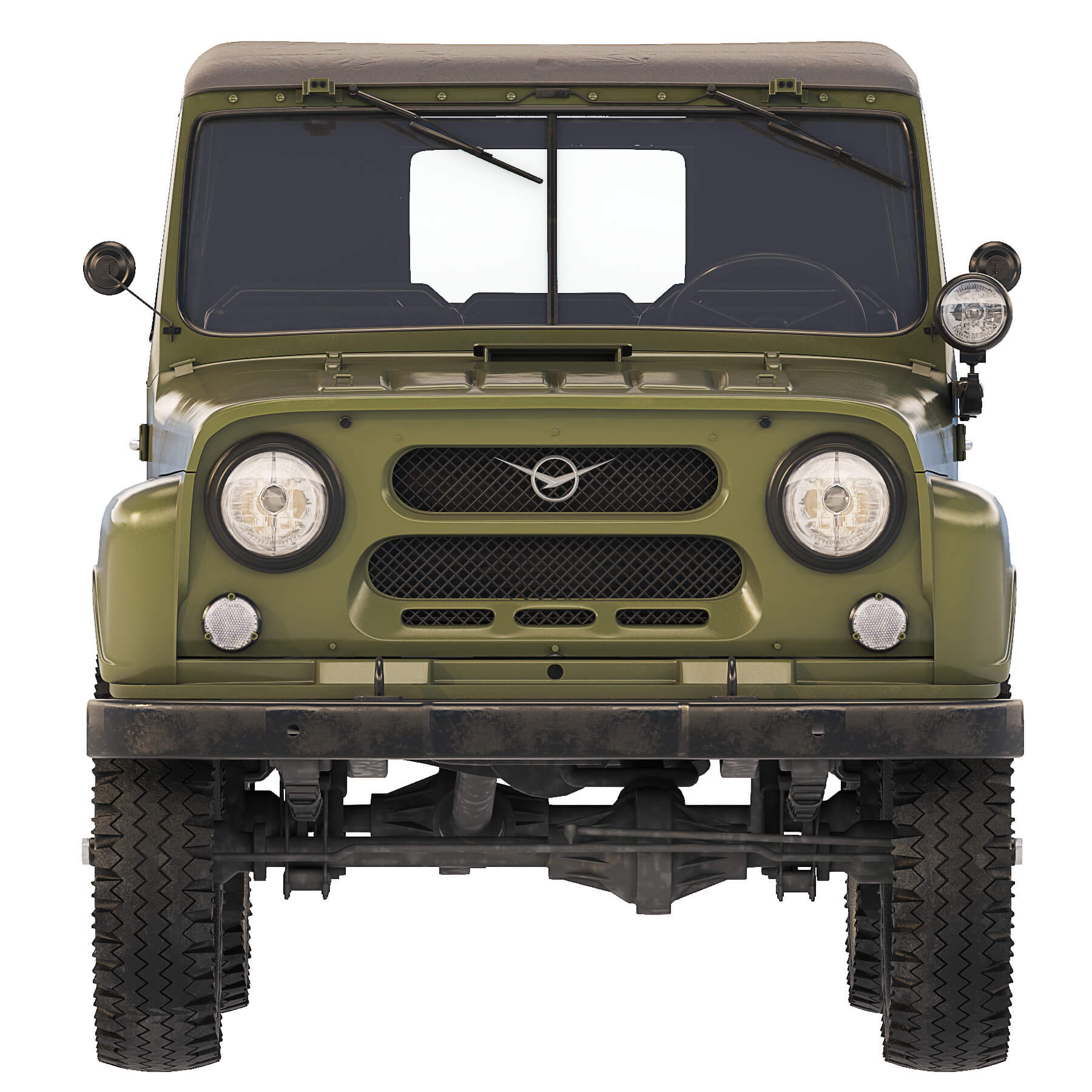UAZ 469 1970 - 3D Model by podshyvalov