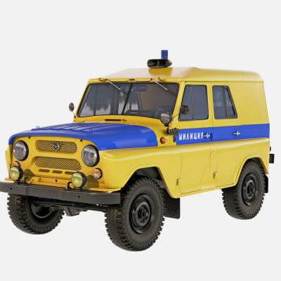 UAZ 469 AP 1978 - 3D Model by podshyvalov