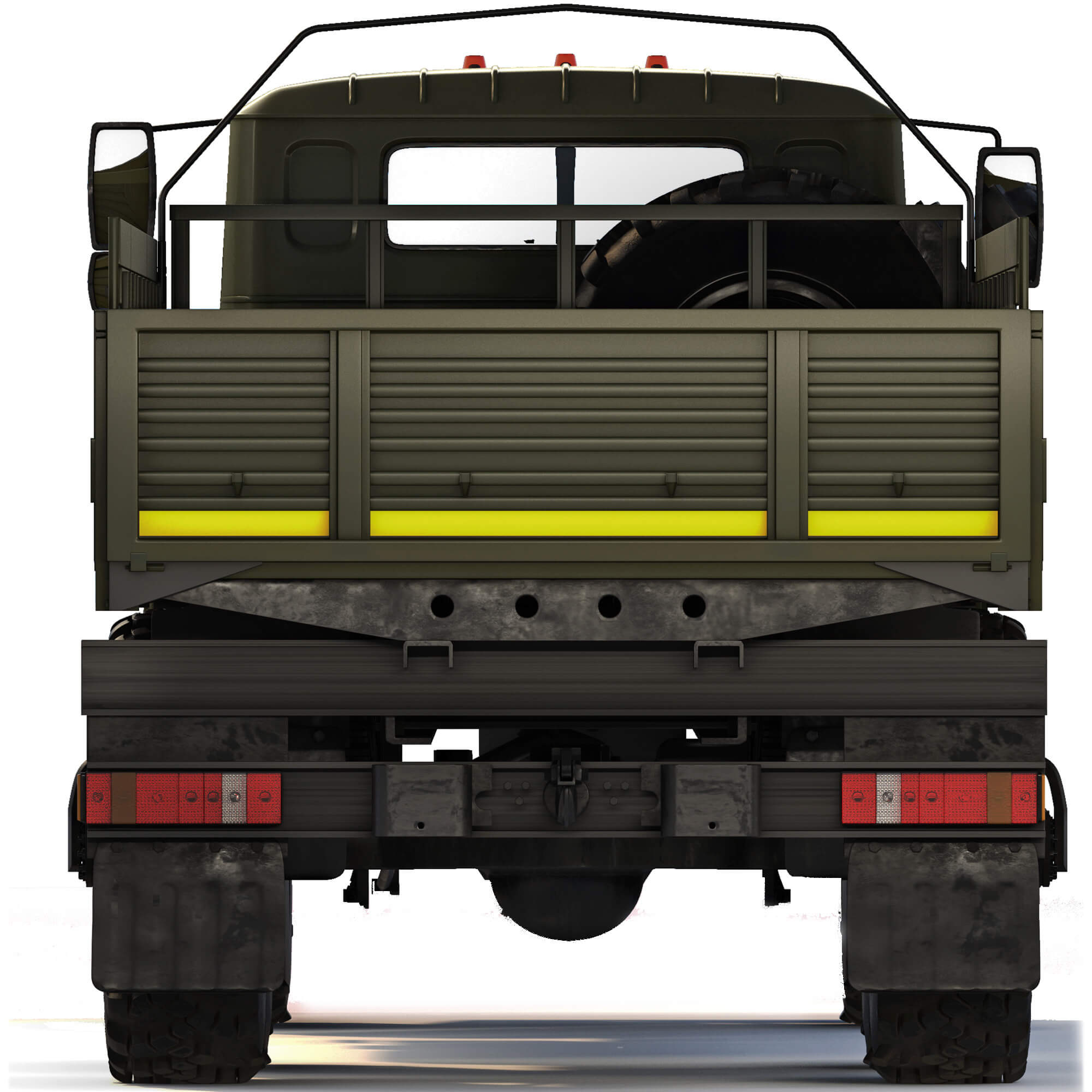 Ural 4320-0911 Flatbed Body 2015 3D Model by podshyvalov