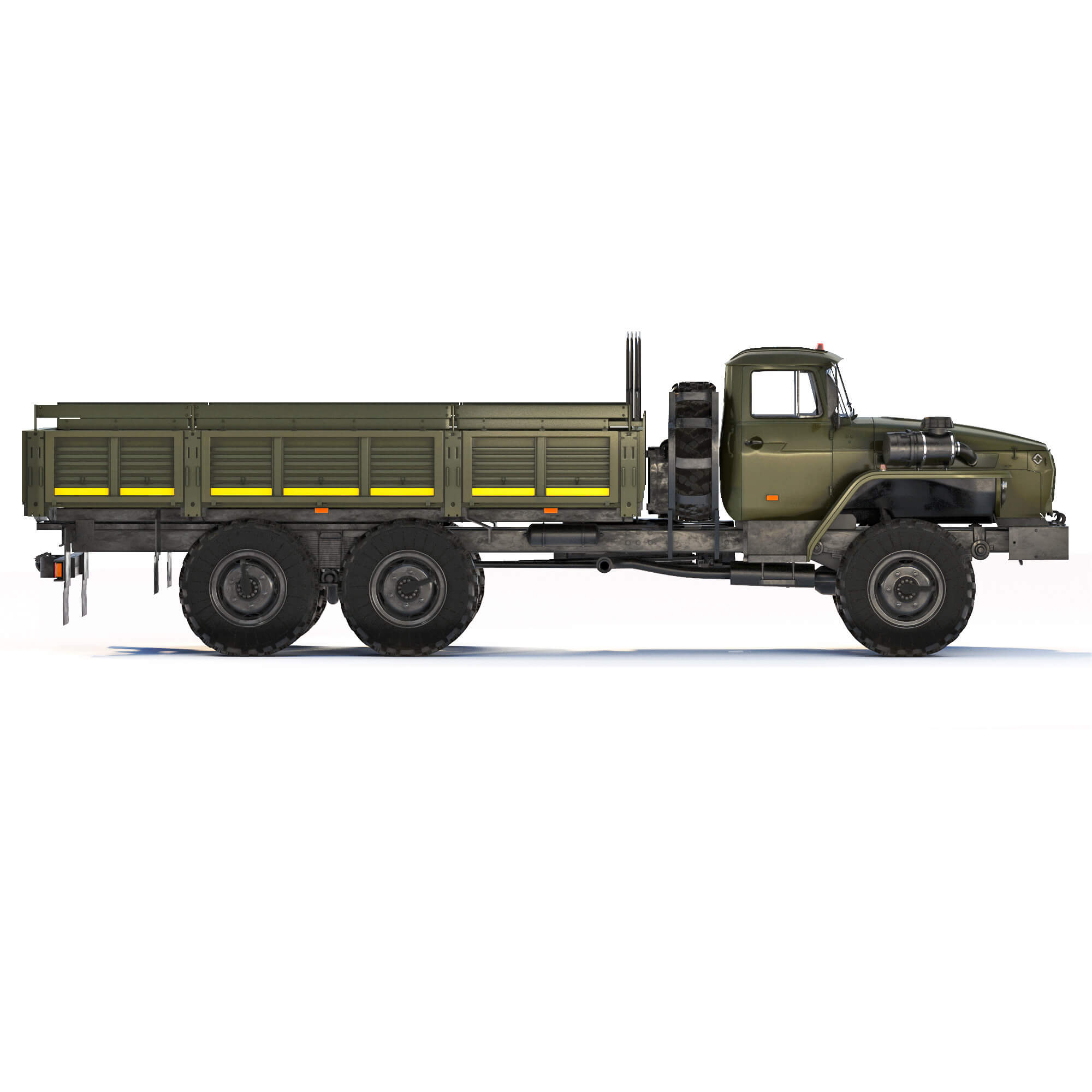 Ural 4320-0911 Flatbed Body 2015 3D Model by podshyvalov