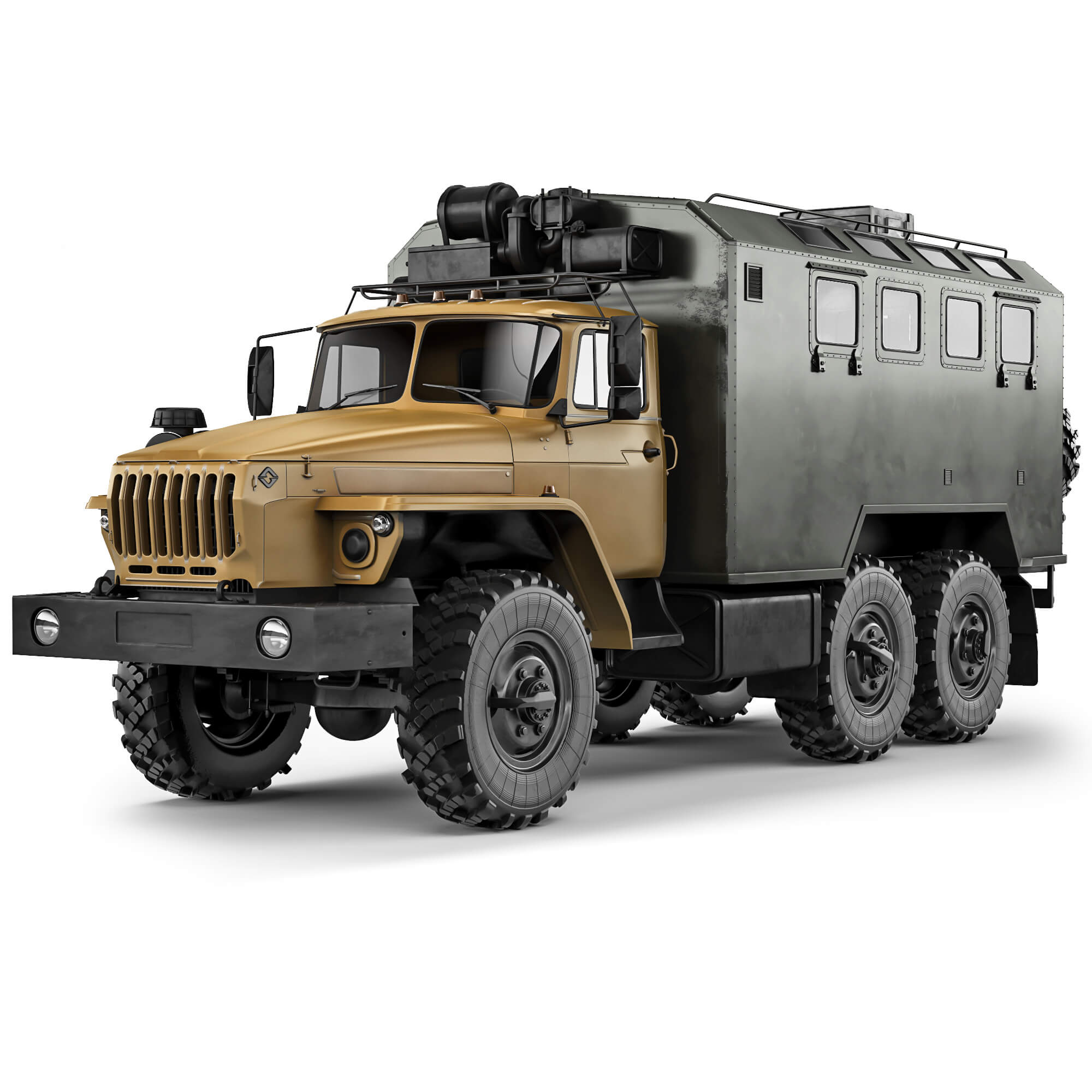 Ural 4320 Kung 2015 - 3D Model by podshyvalov