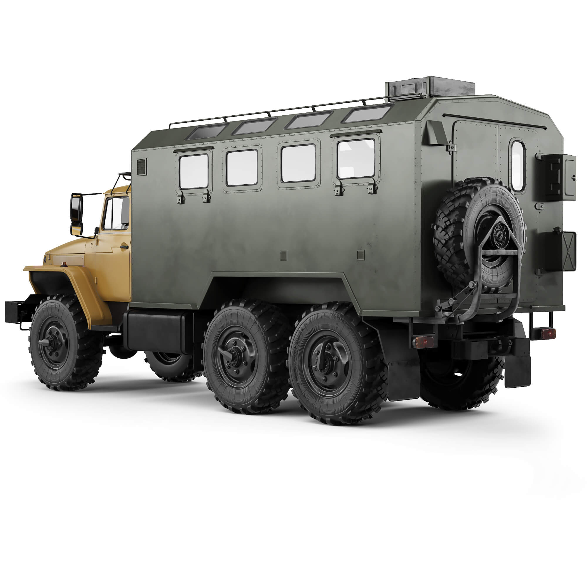 Ural 4320 Kung 2015 - 3D Model by podshyvalov