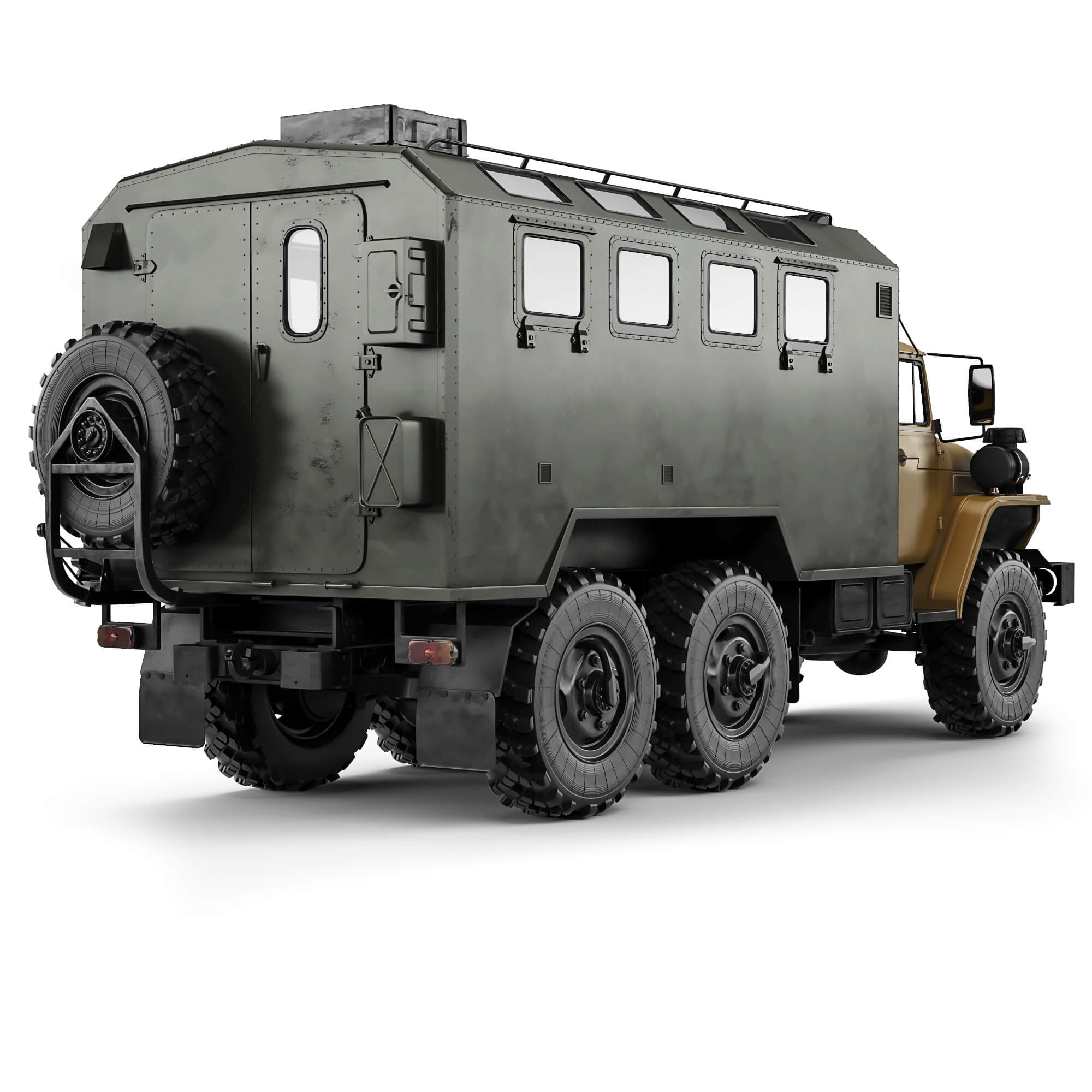 Ural 4320 Kung 2015 - 3D Model by podshyvalov