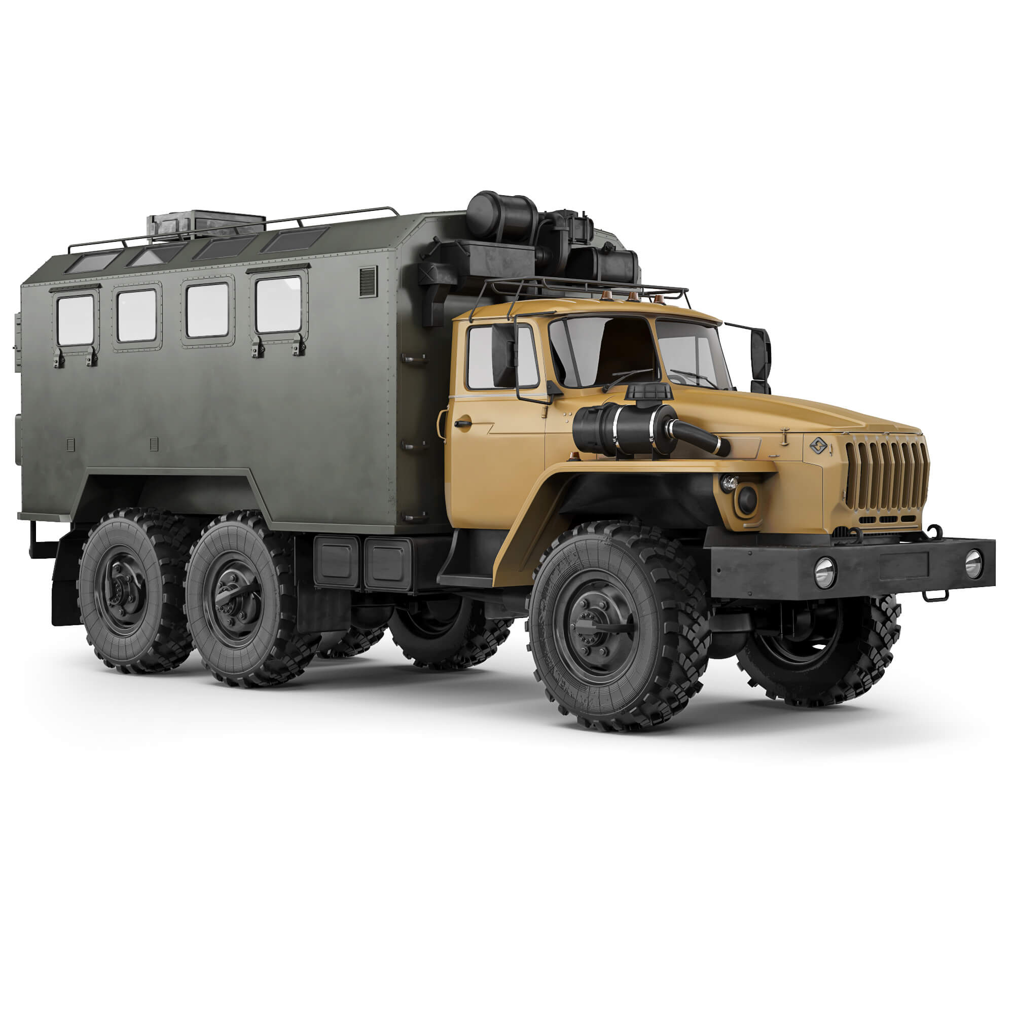 Ural 4320 Kung 2015 - 3D Model by podshyvalov