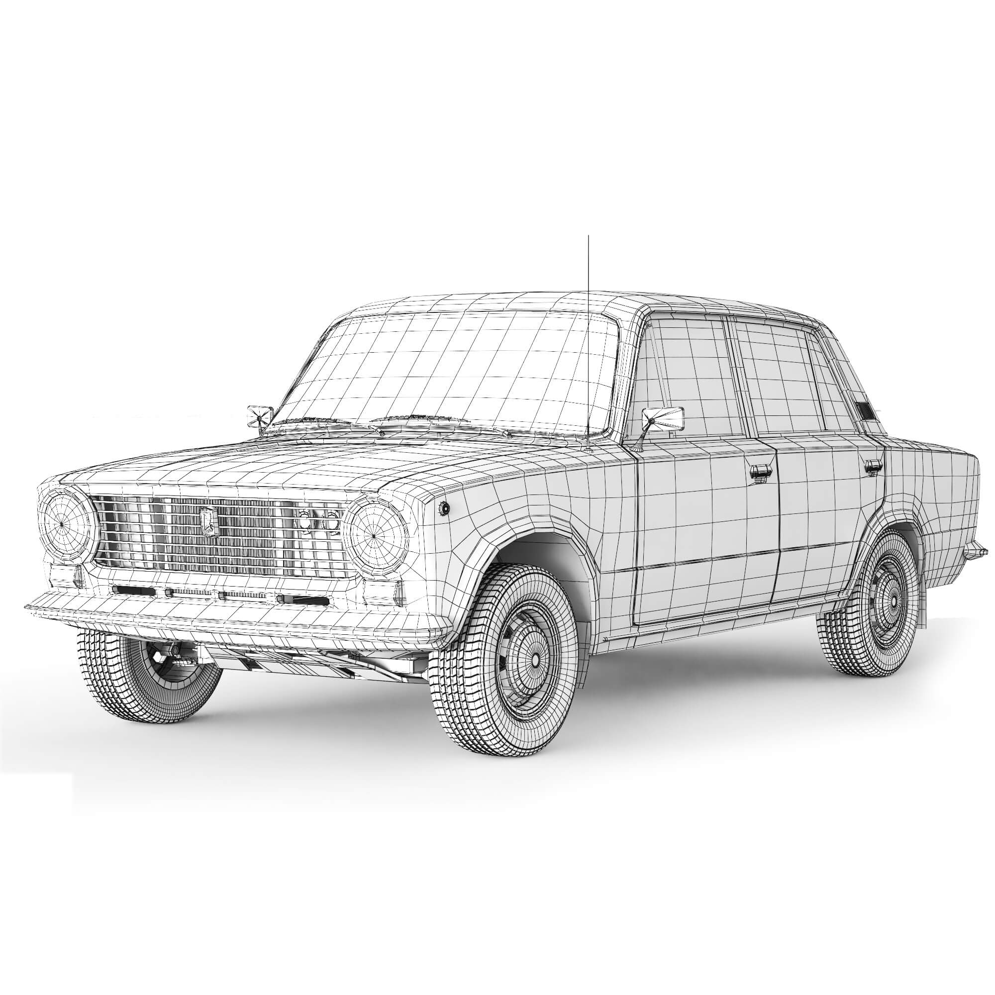 VAZ Lada 21011 1974 - 3D Model by podshyvalov