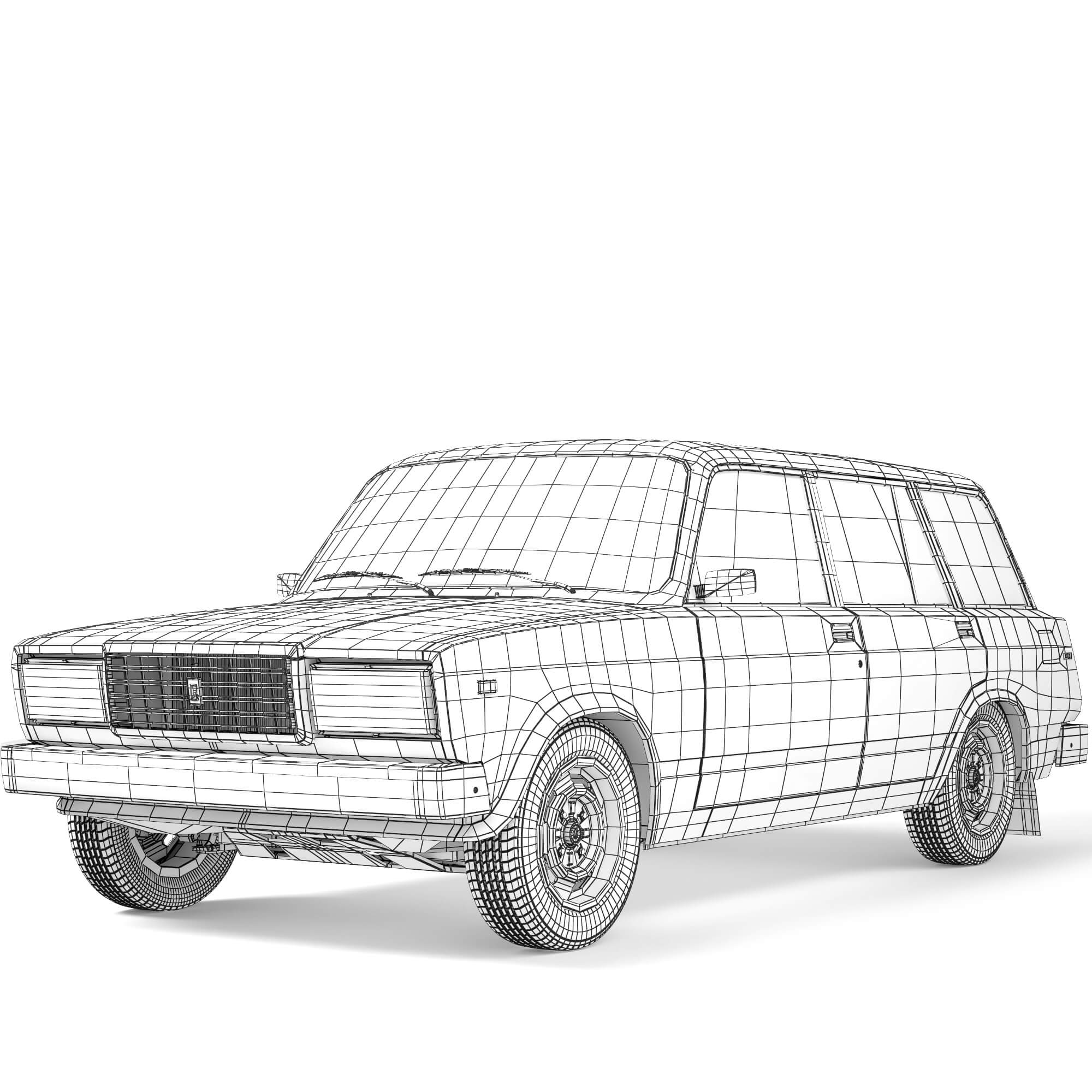 Vaz Lada 21041 2006 - 3D Model by podshyvalov