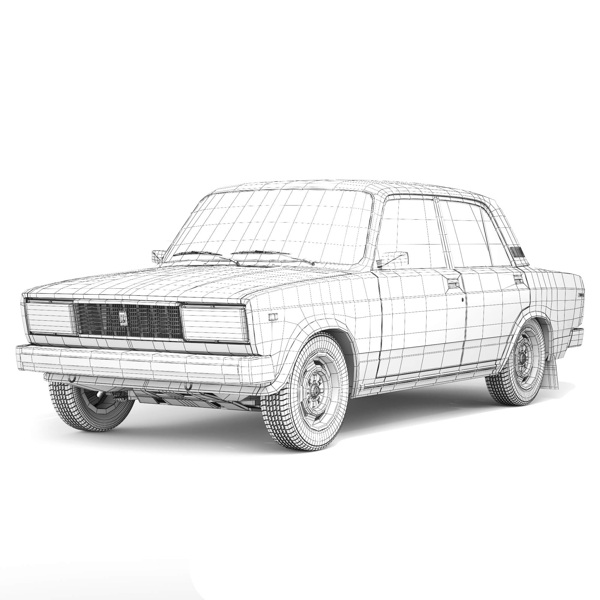 Vaz Lada 2105 1980 - 3D Model by podshyvalov