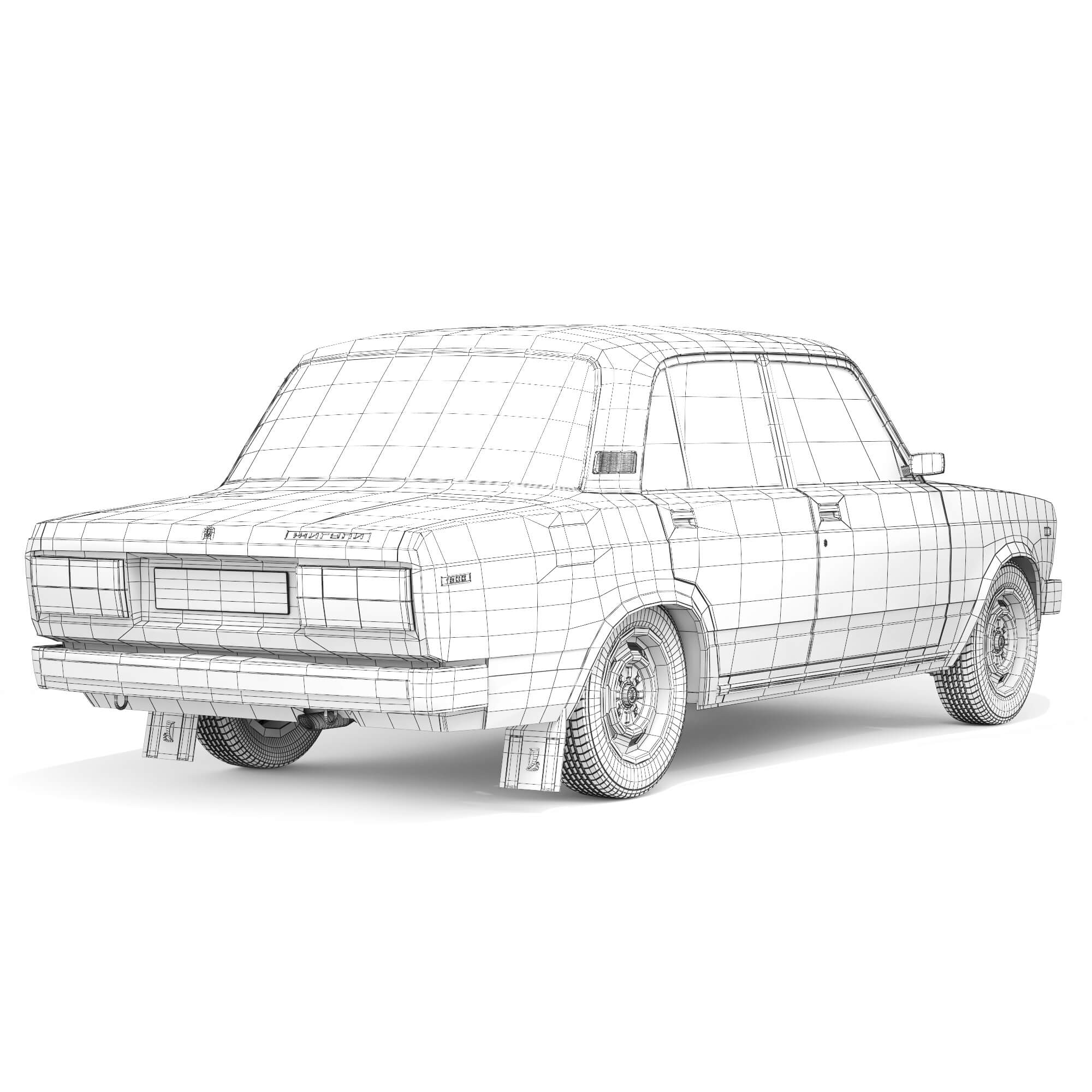 Vaz Lada 2105 1980 - 3D Model by podshyvalov