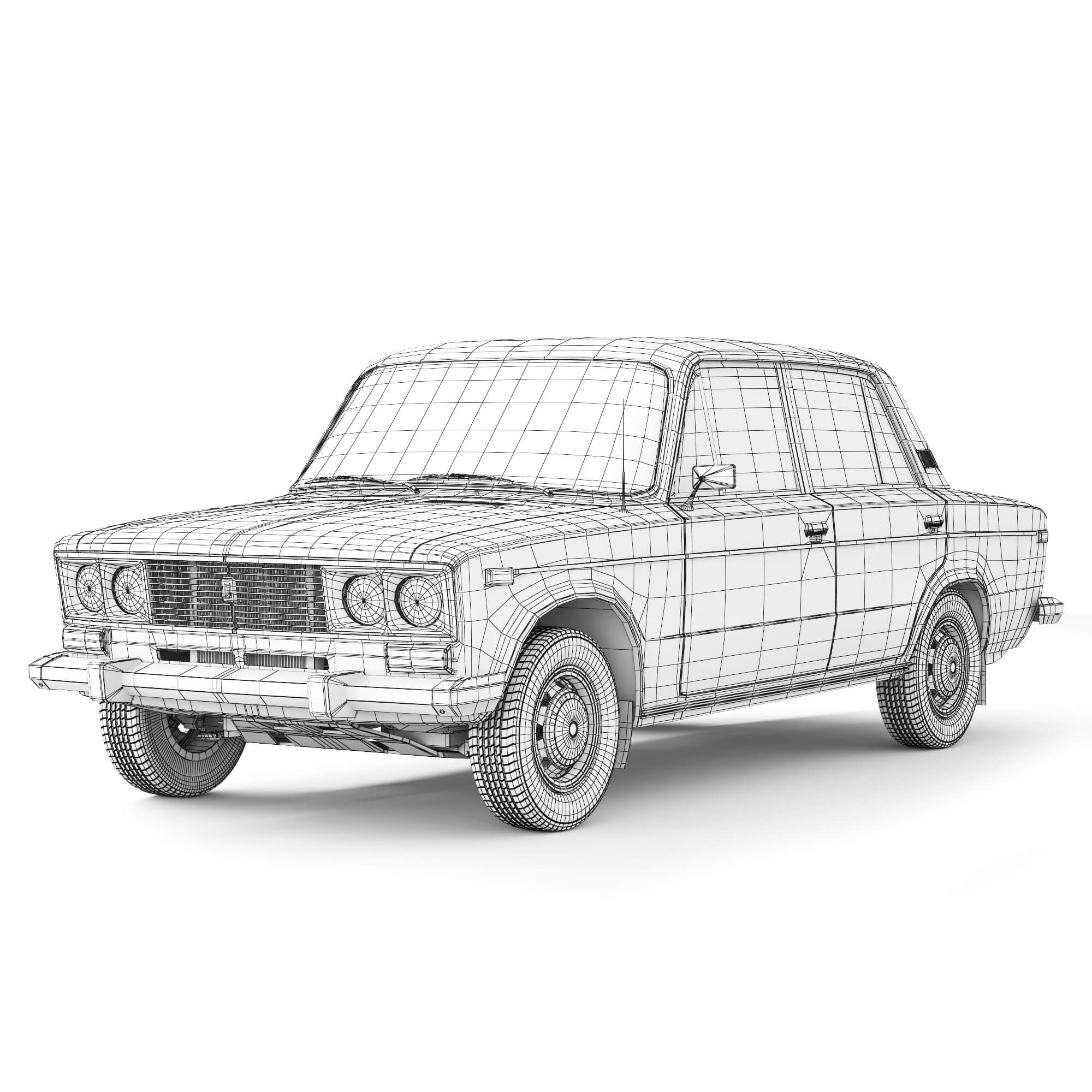 Vaz Lada 2106 1976 - 3D Model by podshyvalov