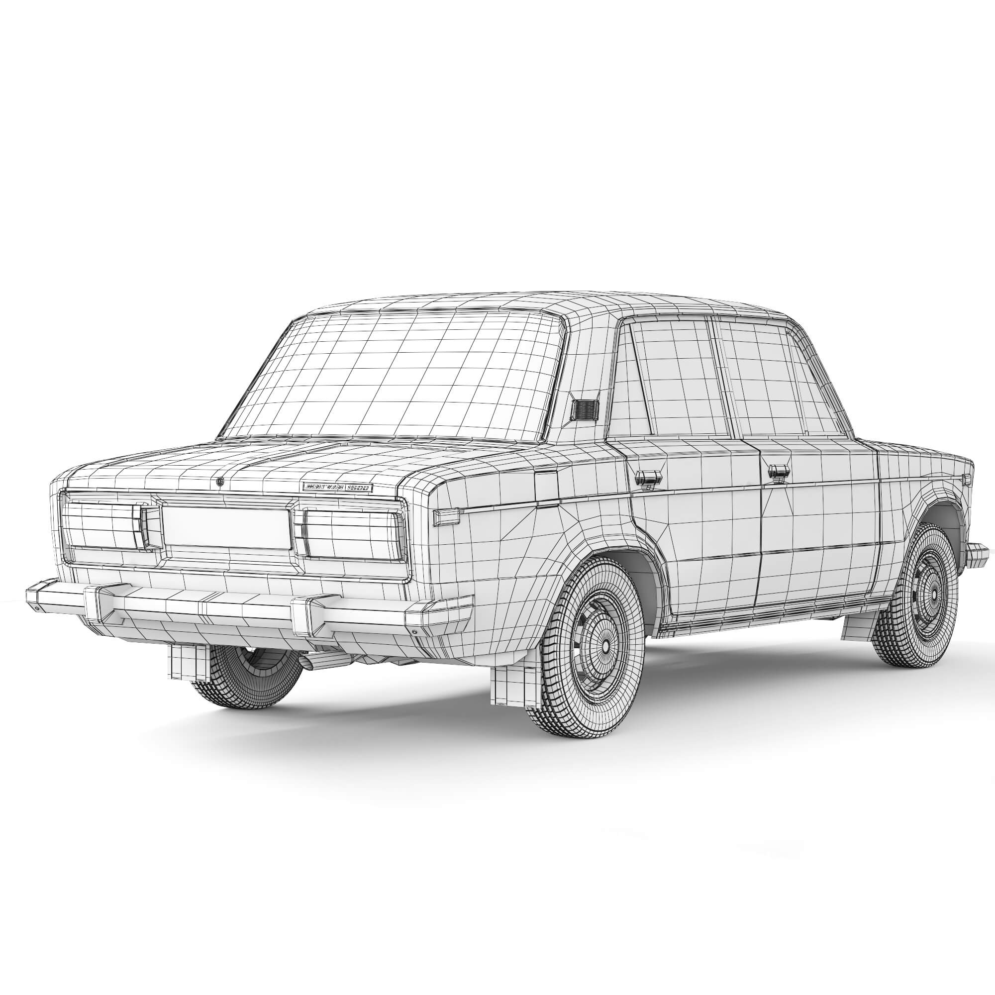Vaz Lada 2106 1976 - 3D Model by podshyvalov