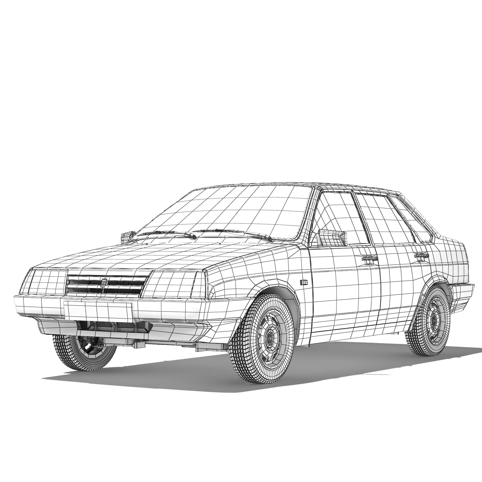 Vaz Lada 21099 Samara 1991 - 3D Model by podshyvalov