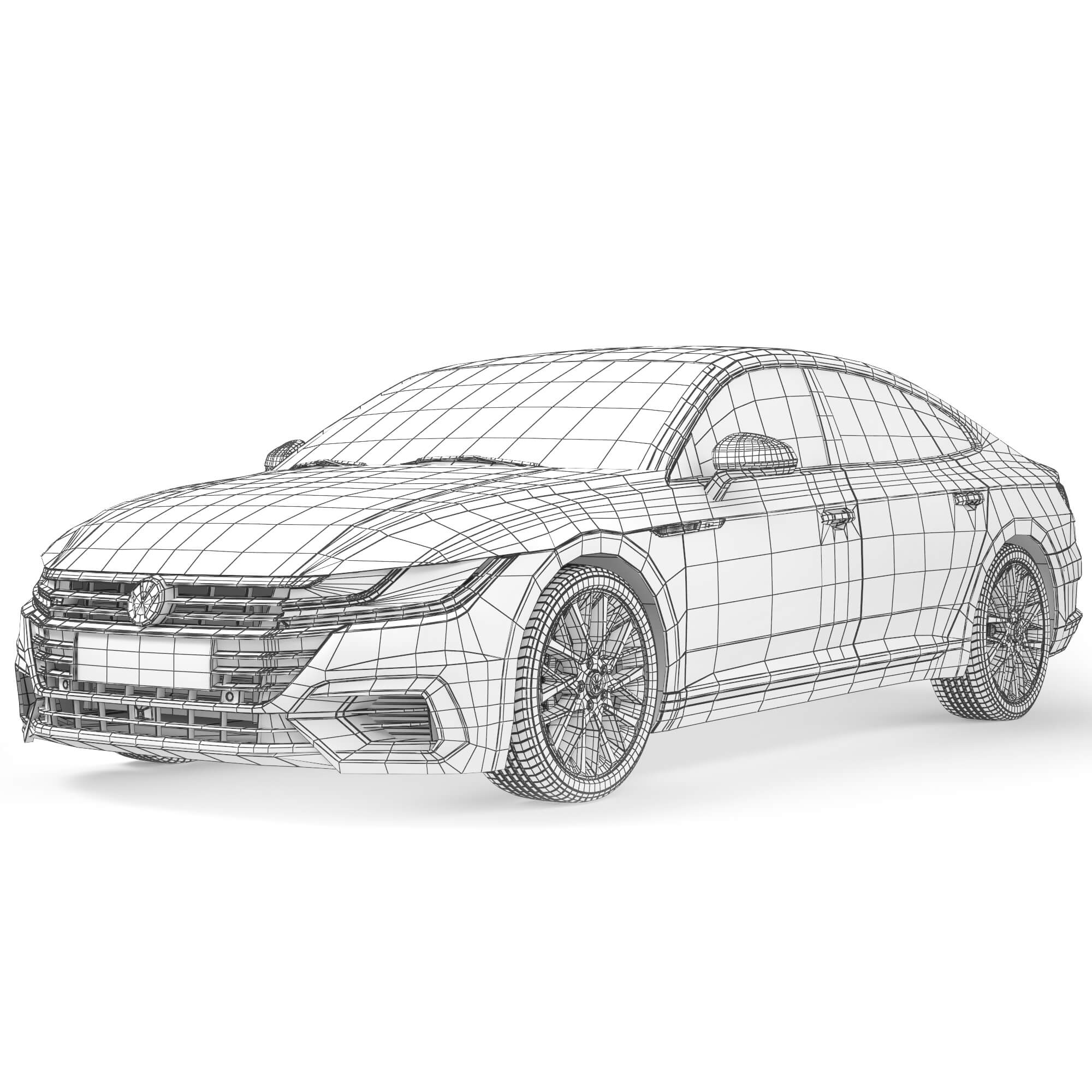Volkswagen Arteon R-Line 2018 3D Model by podshyvalov