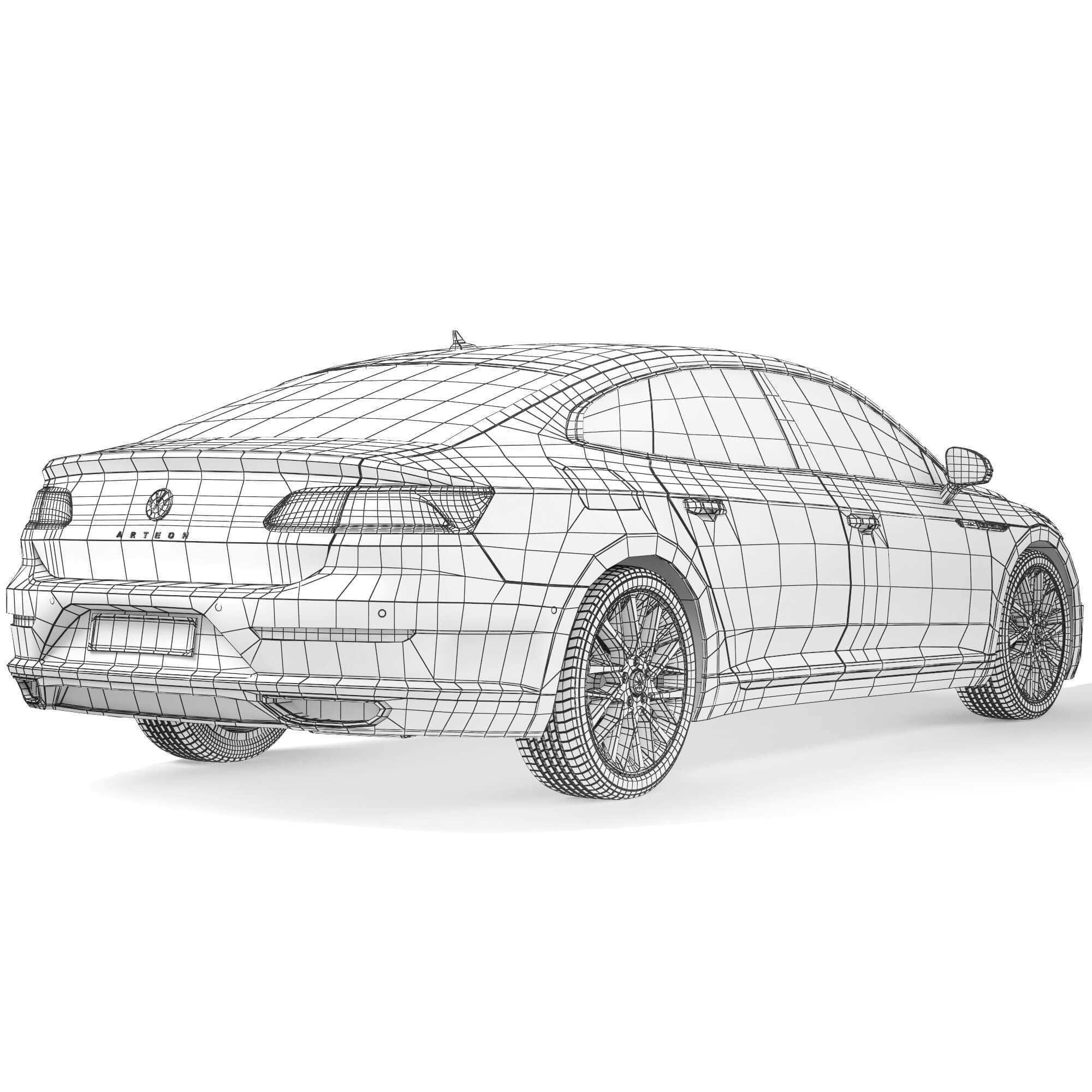 Volkswagen Arteon R-Line 2018 3D Model by podshyvalov