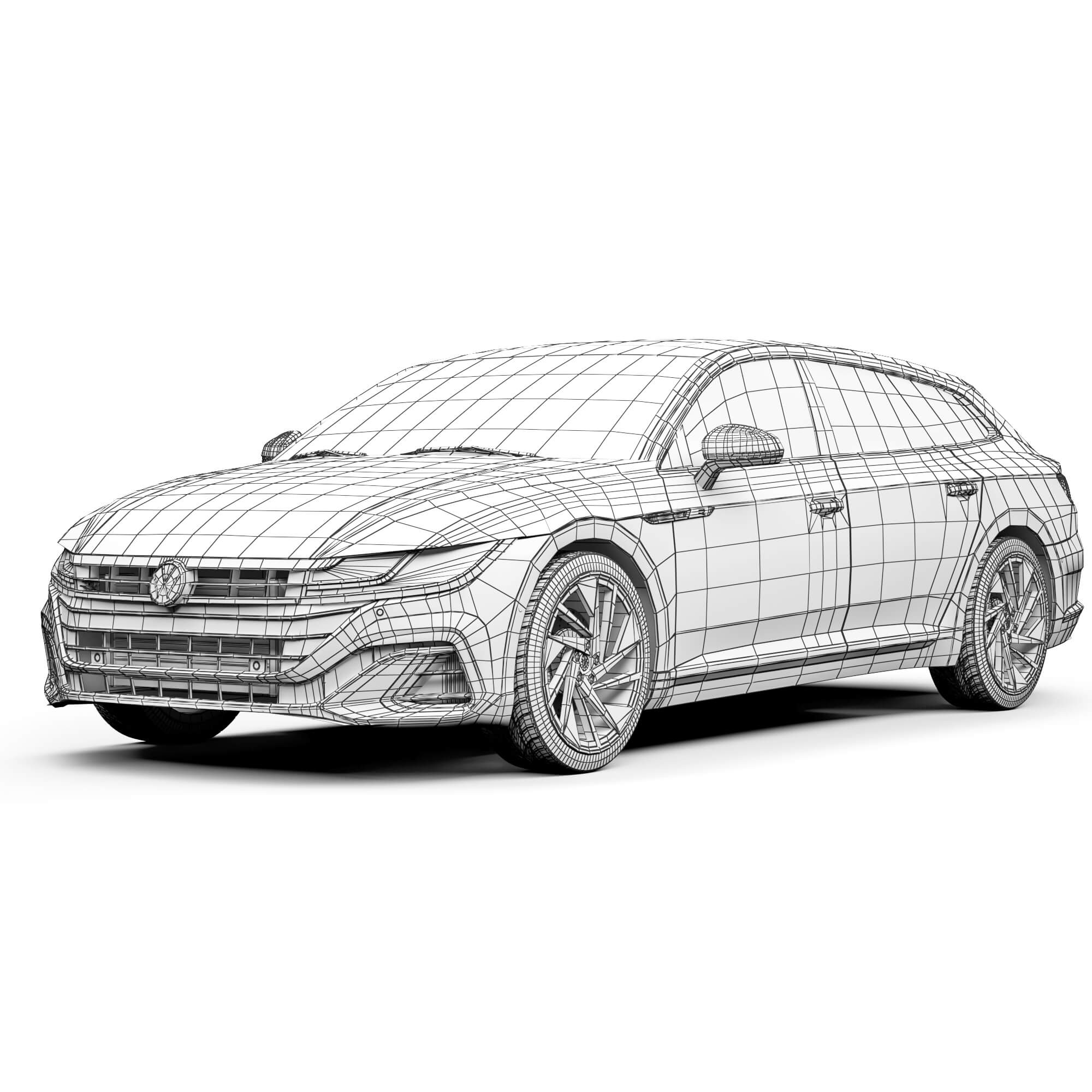 Volkswagen Arteon Shooting Brake 2021 - 3D Model by podshyvalov