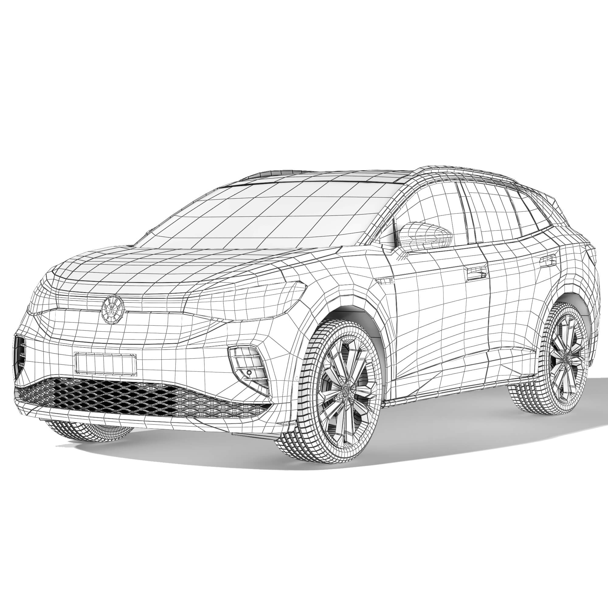 Volkswagen ID4 1st Edition 2021 - 3D Model by podshyvalov