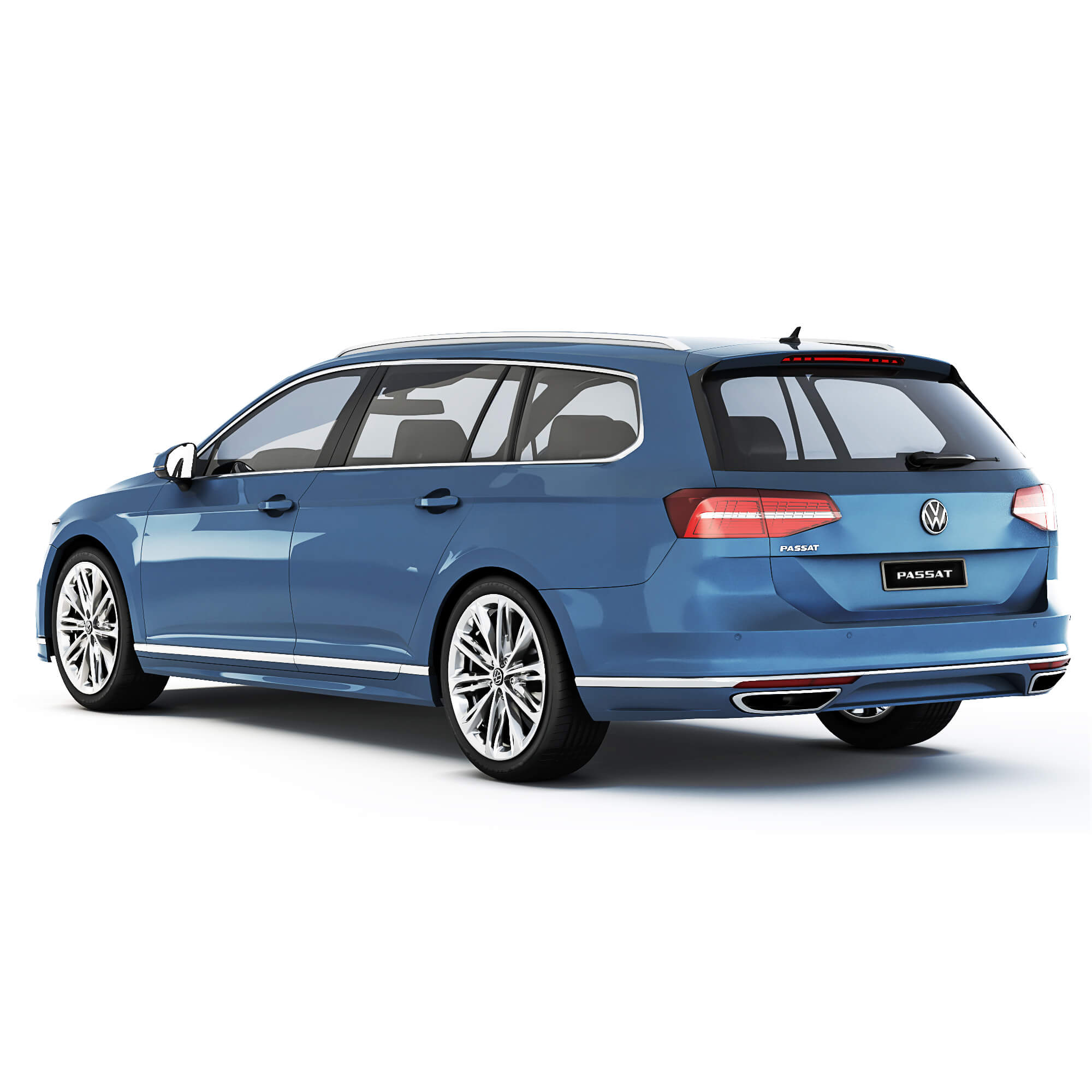 Volkswagen Passat B8 Variant R-Line 2015 3D Model by podshyvalov