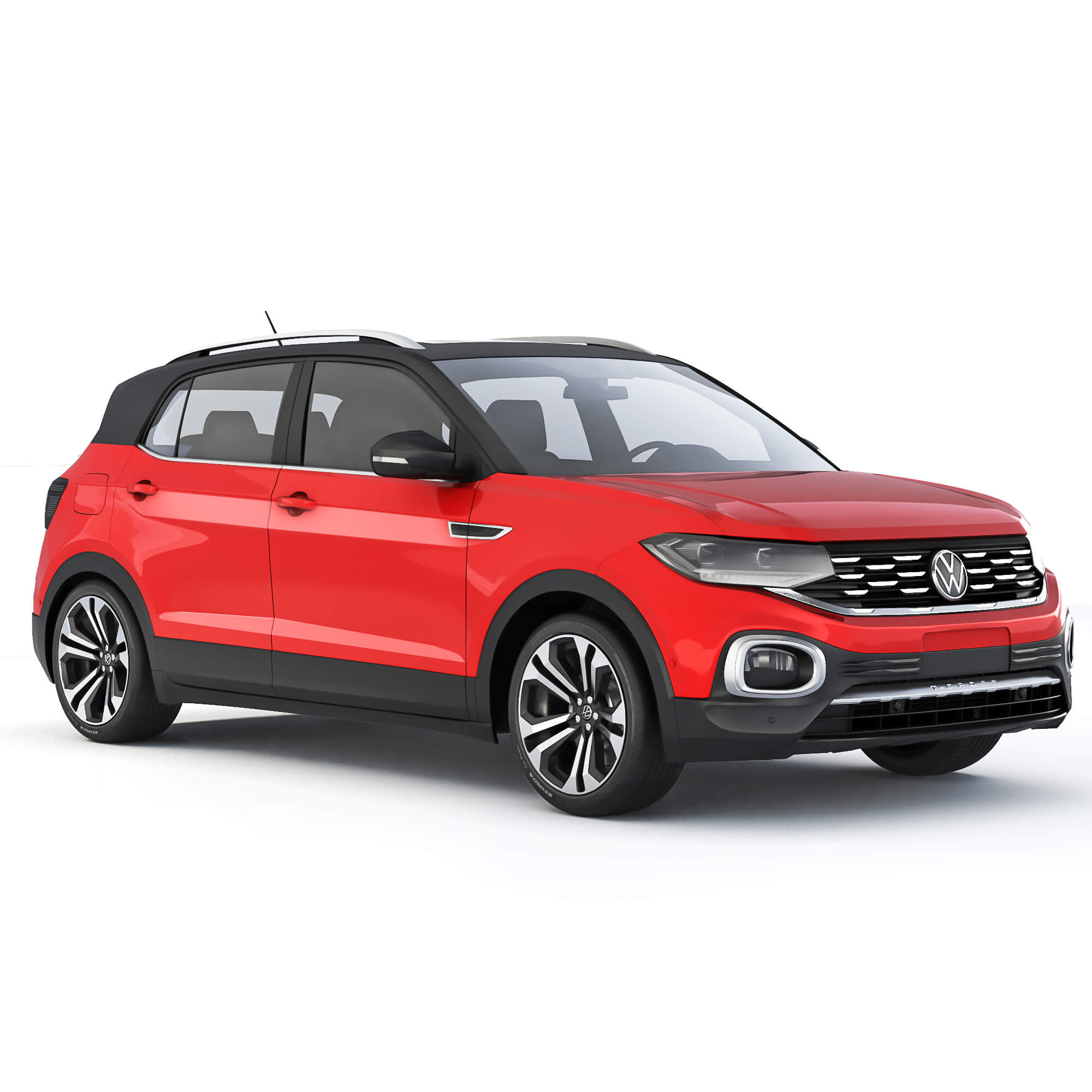 Volkswagen T-Cross 250 TSI Highline 2019 3D Model by podshyvalov